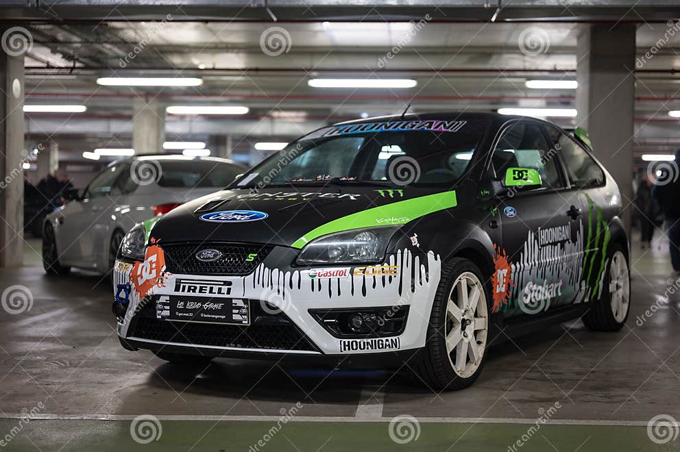 Second Generation Ford Focus Replica Ken Block Rally Editorial Stock ...