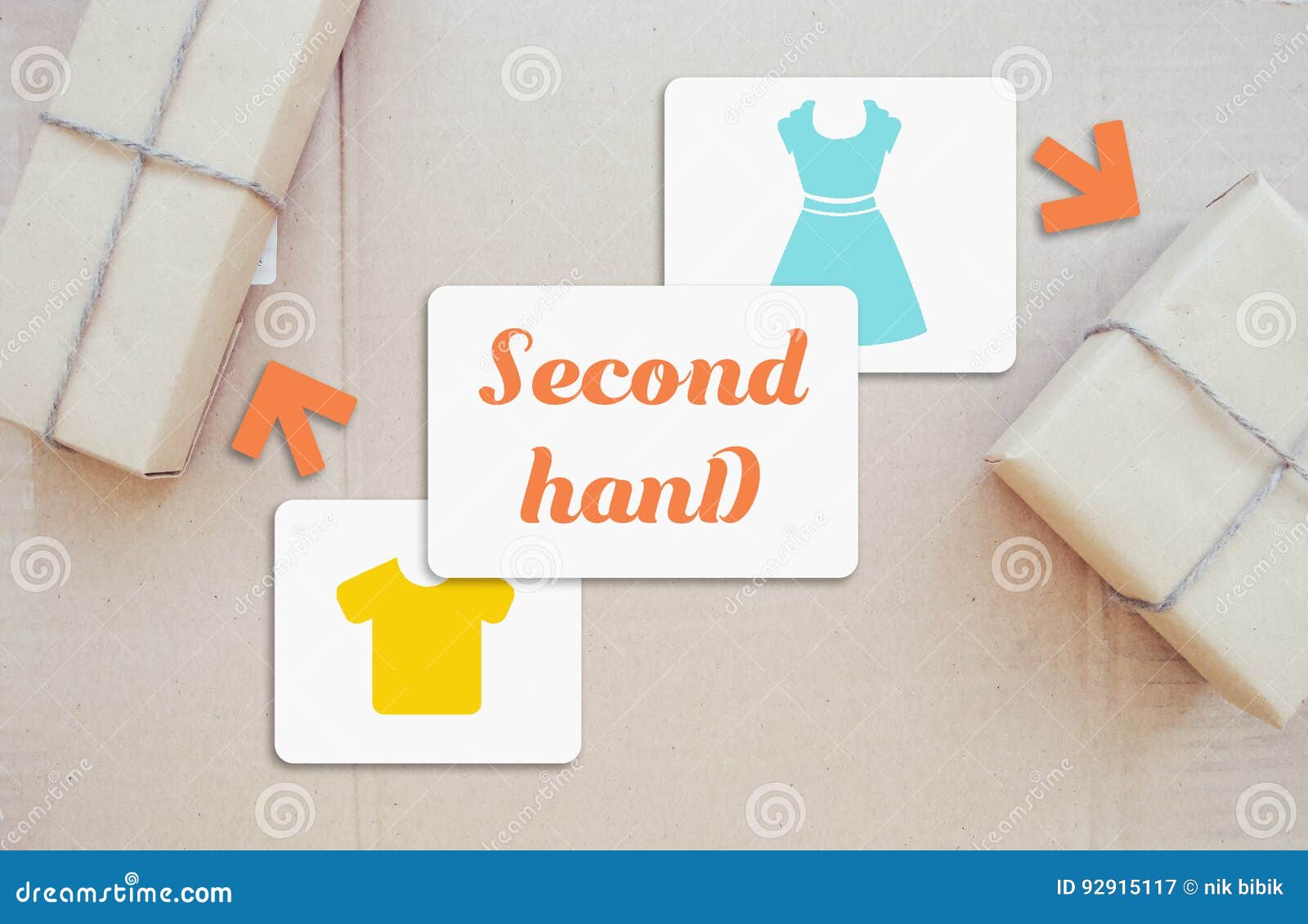 Second han stock image. Image of cart, door, courier - 92915117