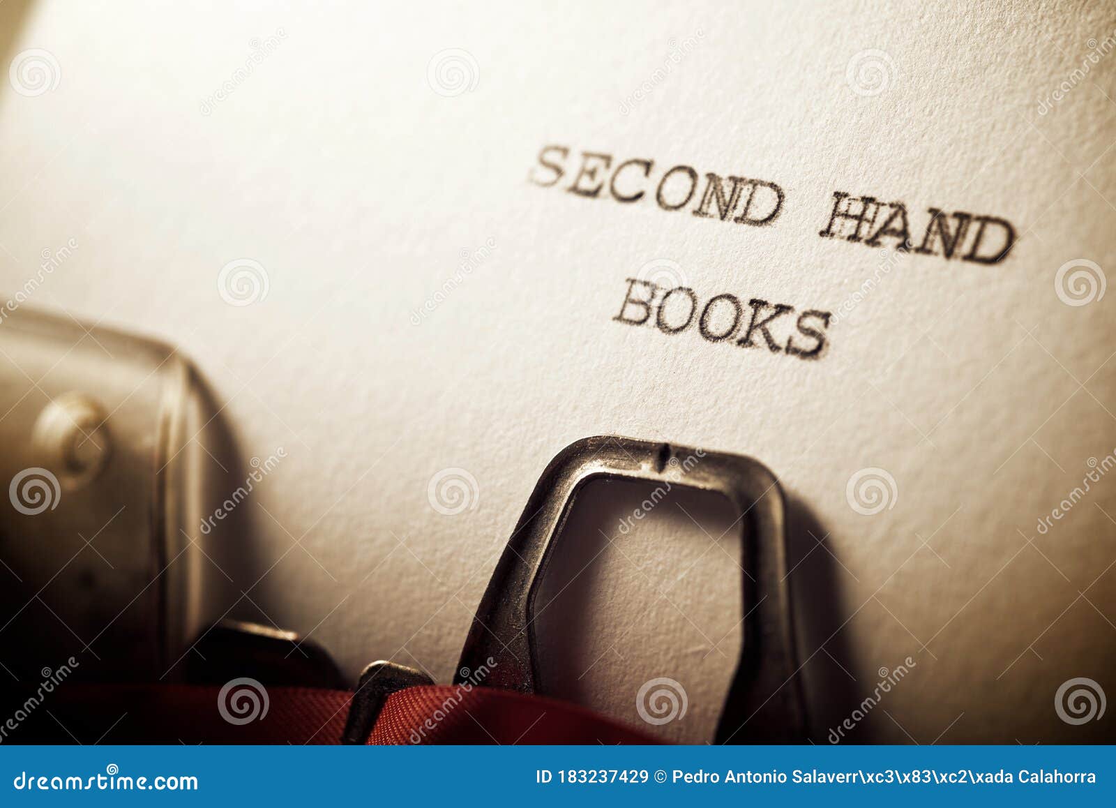 Second hand books text stock image. Image of business - 183237429