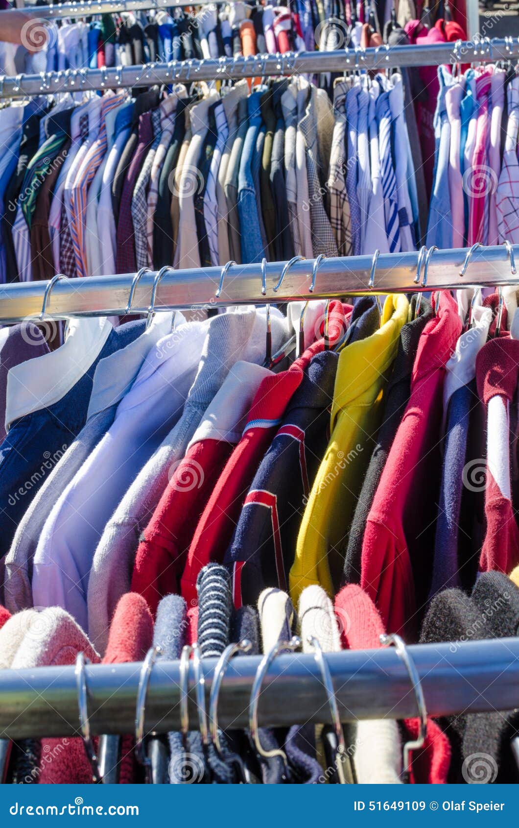 Second hand clothes stock image. Image of second, used - 51649109