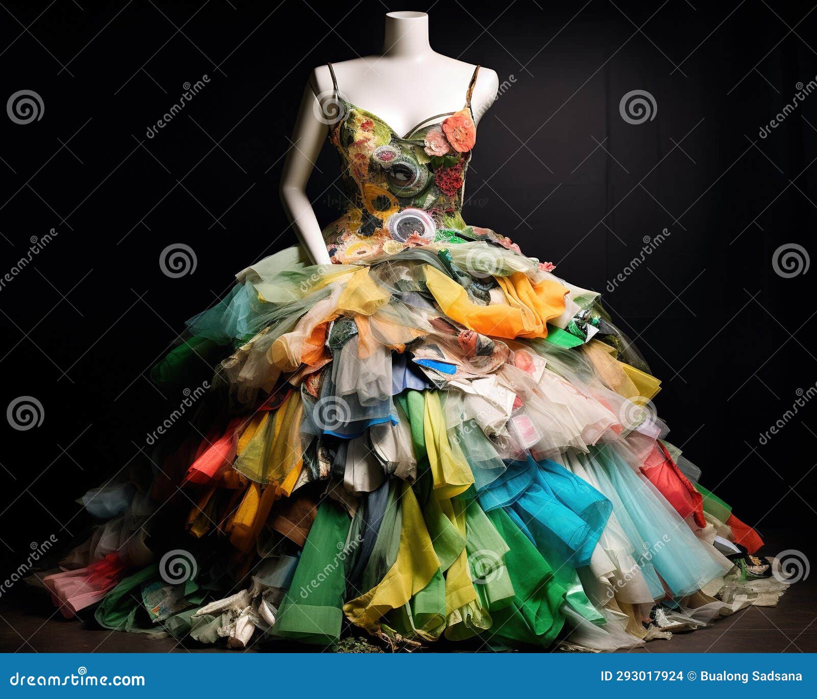 Second Hand Clothing is Eco-friendly and Uses Recycled Materials. Stock ...