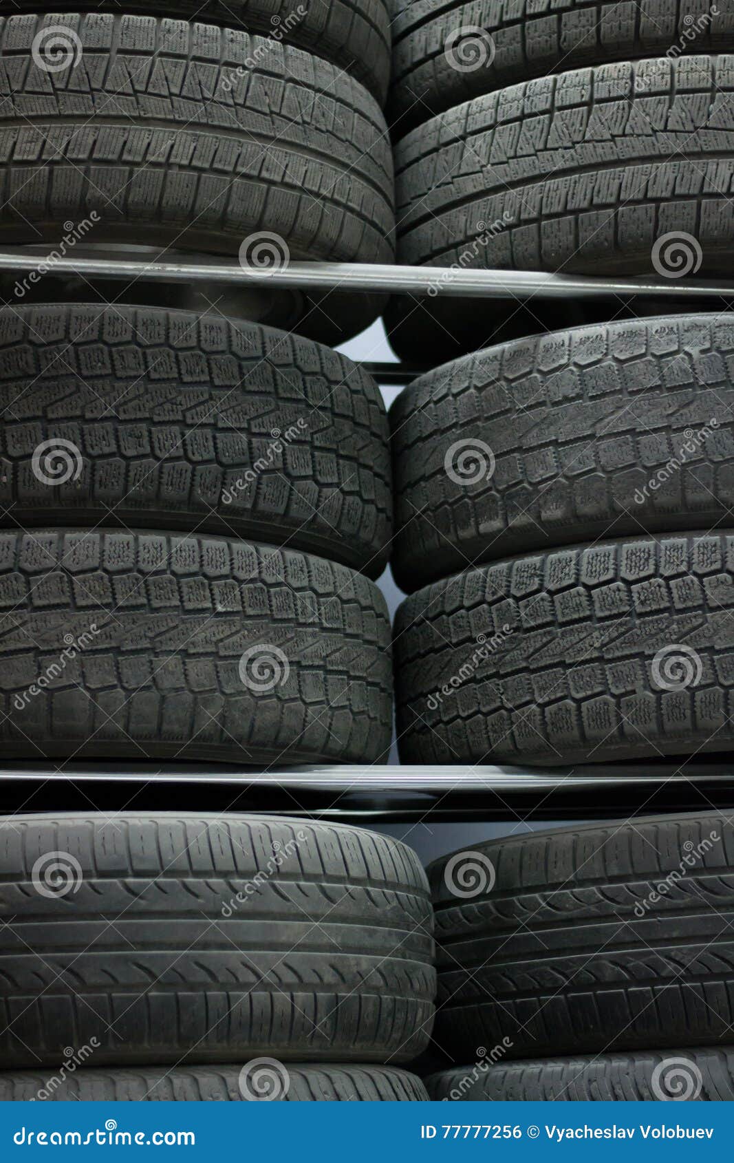 Second-hand tires stock photo. Image of repair, dump - 77777256