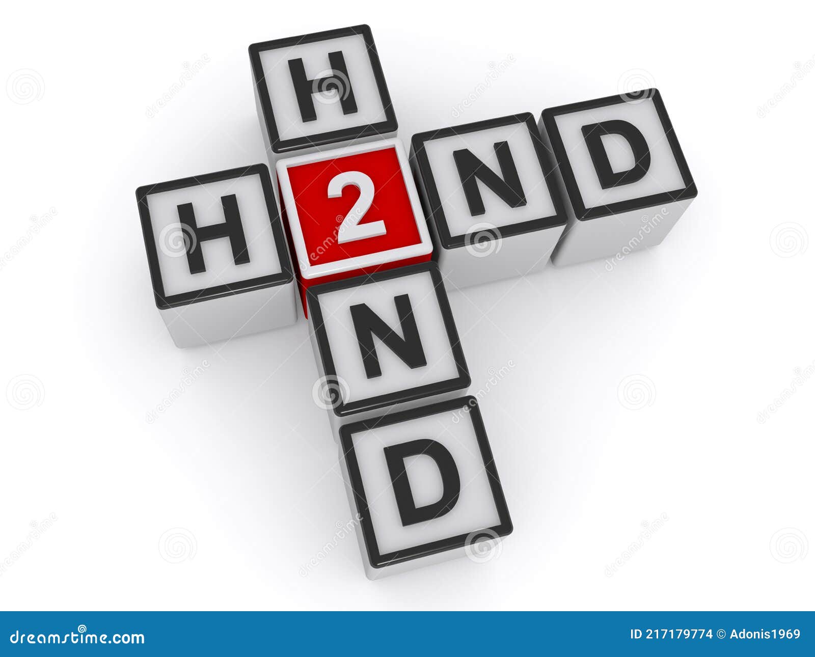 Second hand word block stock illustration. Illustration of apparel ...