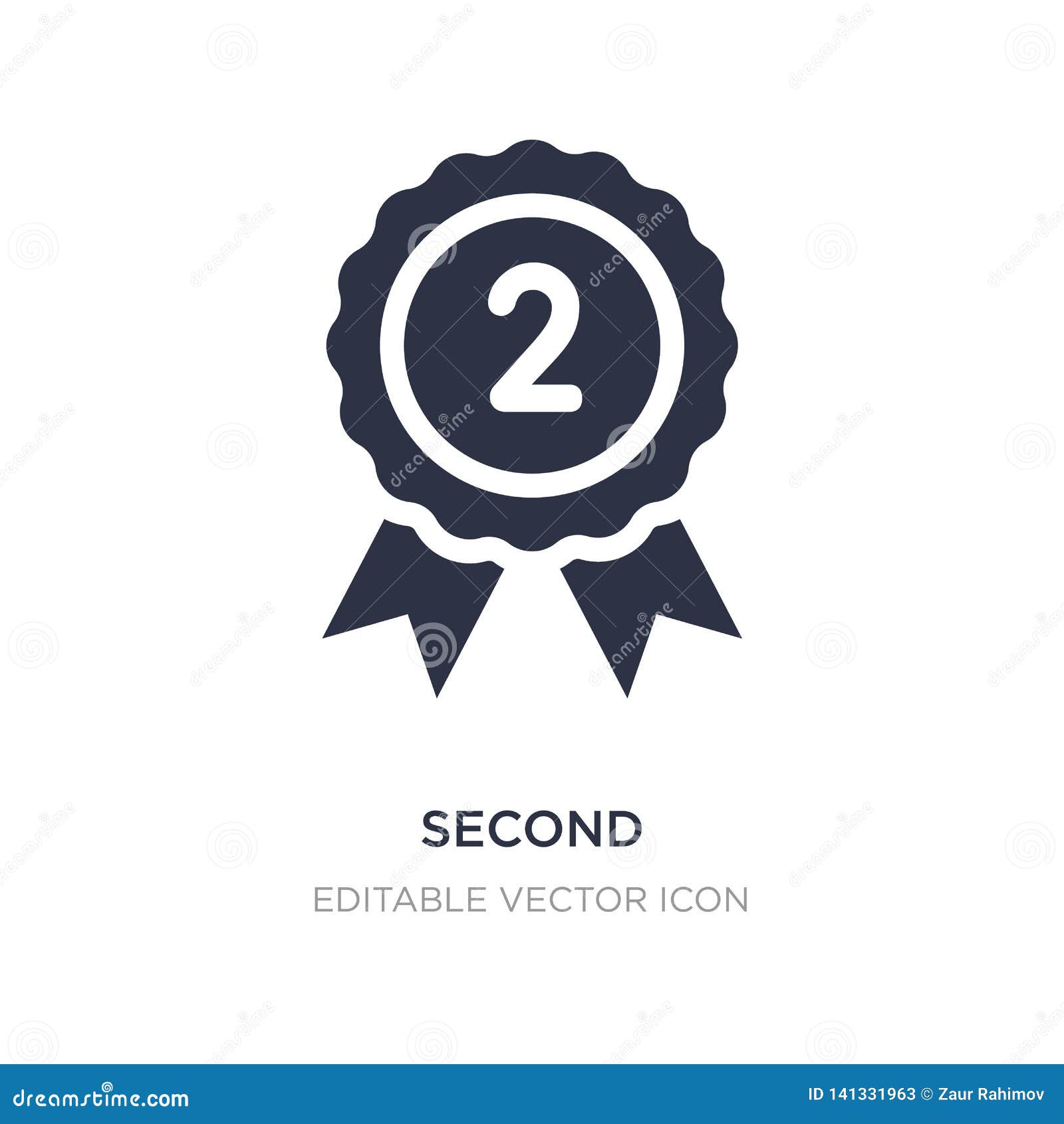 Second Icon on White Background. Simple Element Illustration from Tools ...