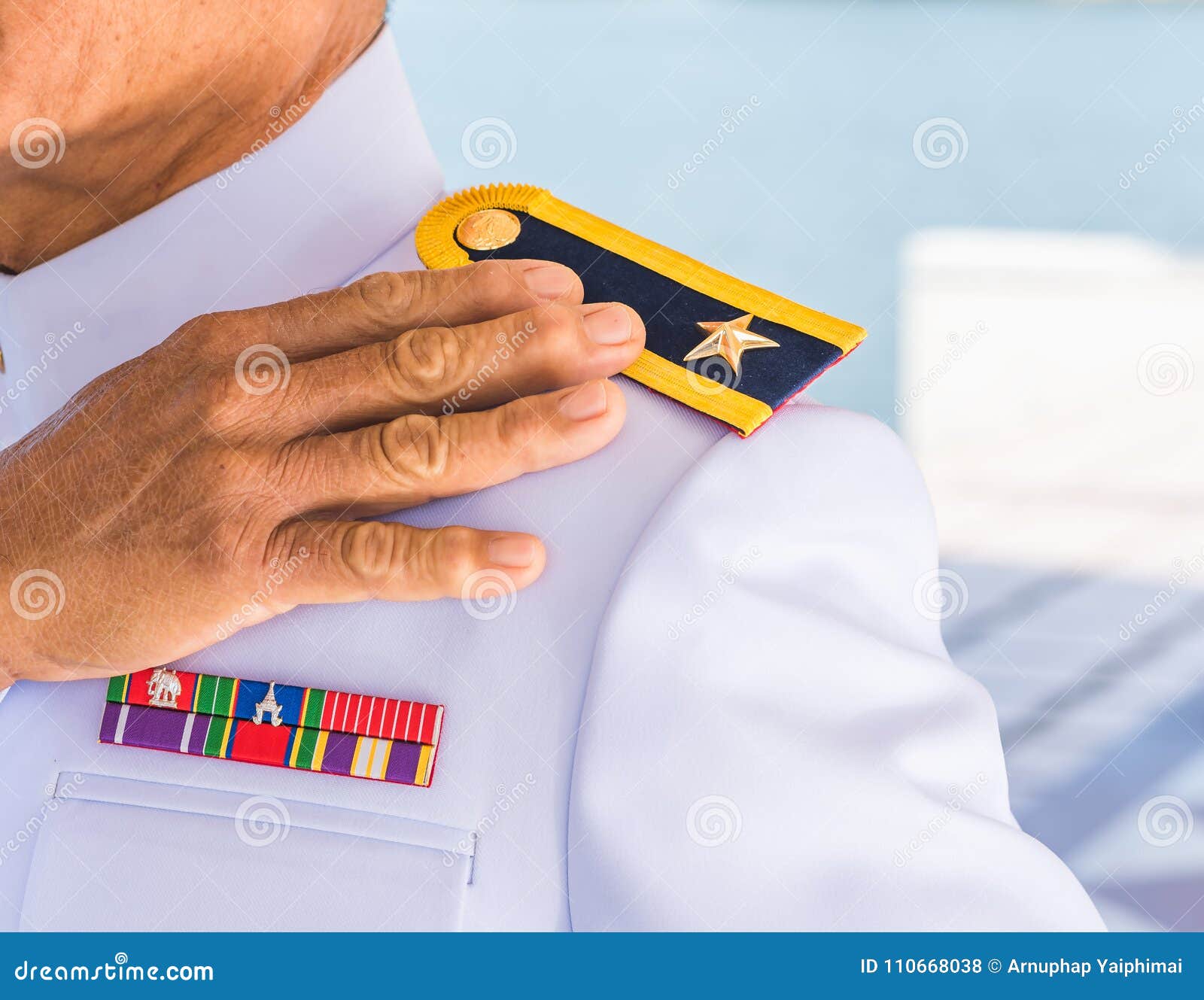 Second Lieutenant with White Suit. Stock Photo - Image of forces, kiev ...