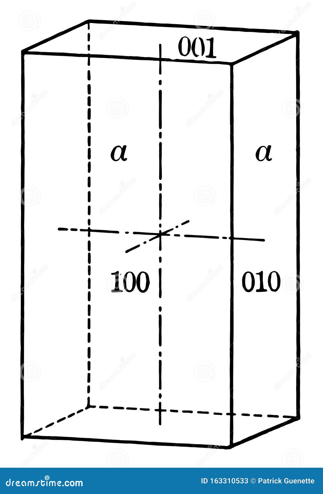 Second Order Prism Vintage Illustration Stock Vector - Illustration of ...