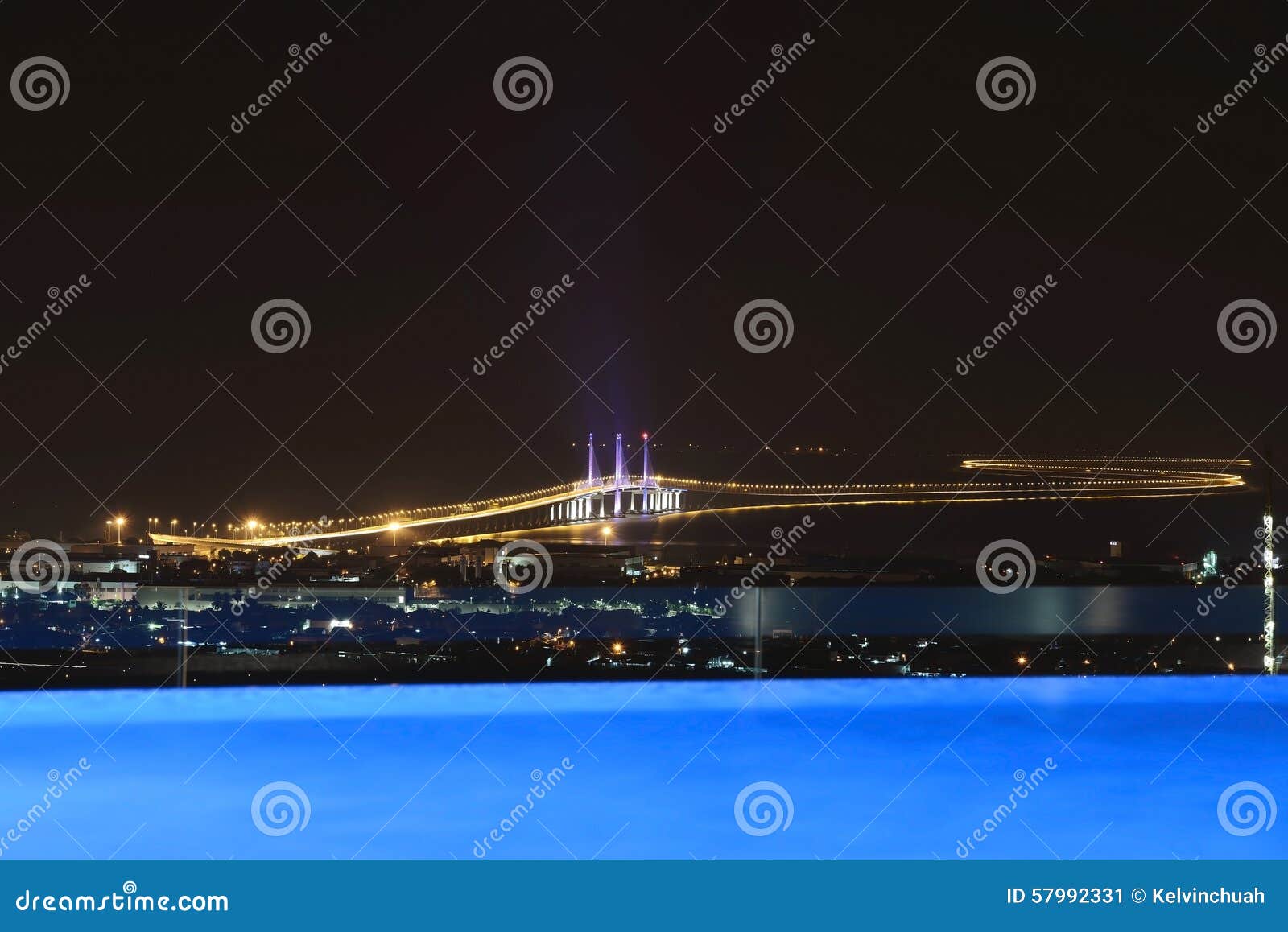 Second Penang Bridge stock image. Image of open, bridge - 57992331