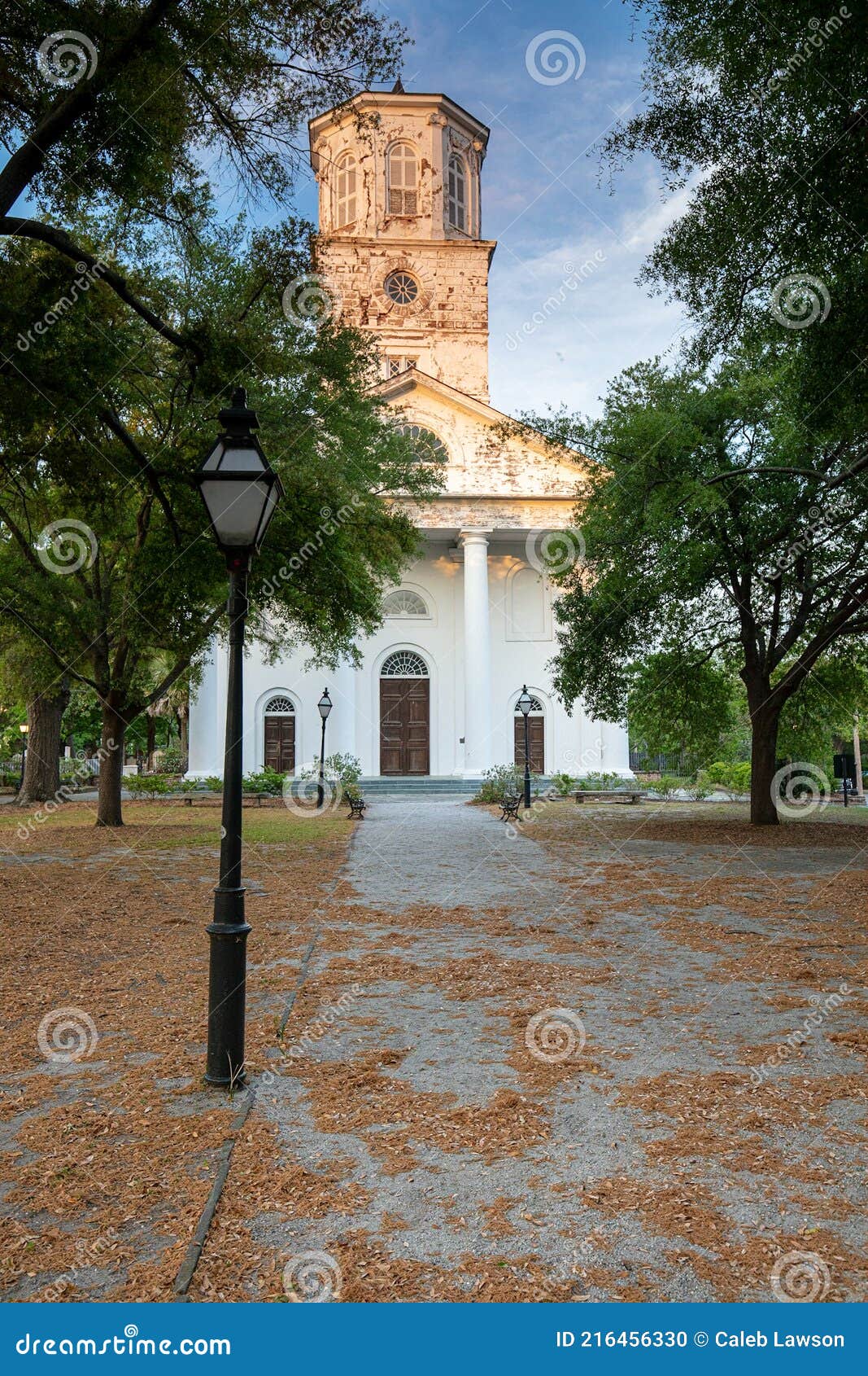 Second Presbyterian Church Charleston, SC Stock Photo - Image of town ...