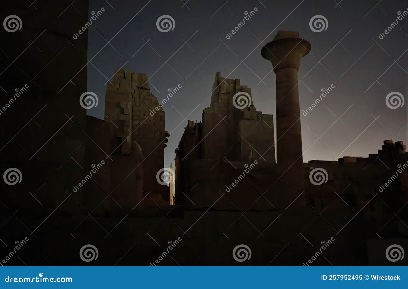 Second Pylon of the Luxor Temple, Egypt Stock Image - Image of carved ...
