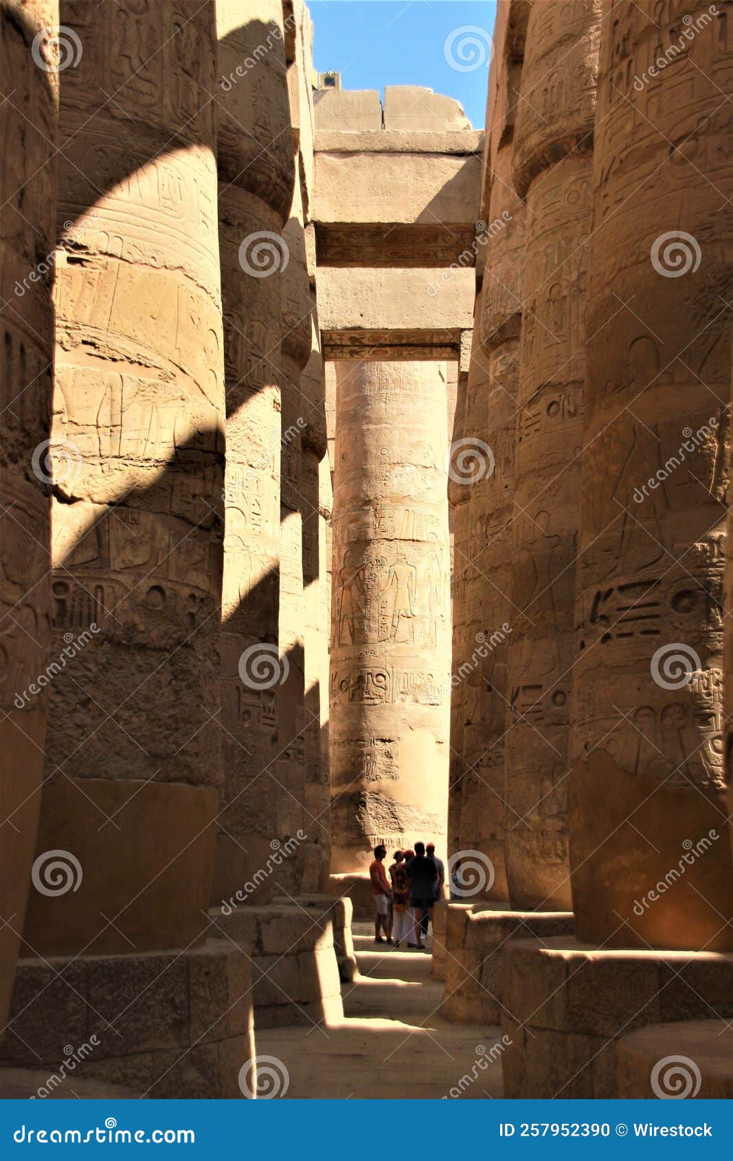 Second Pylon of the Luxor Temple, Egypt Editorial Image - Image of ...
