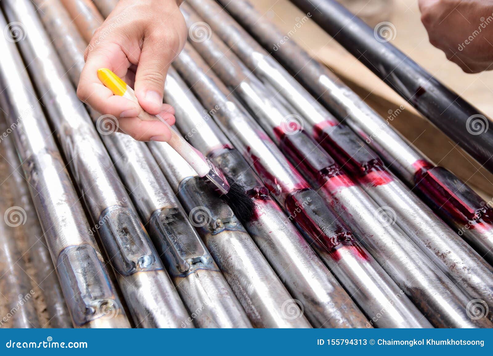 Dye Penetrant Inspection DP, Liquid Penetrate Inspection LPI Or ...