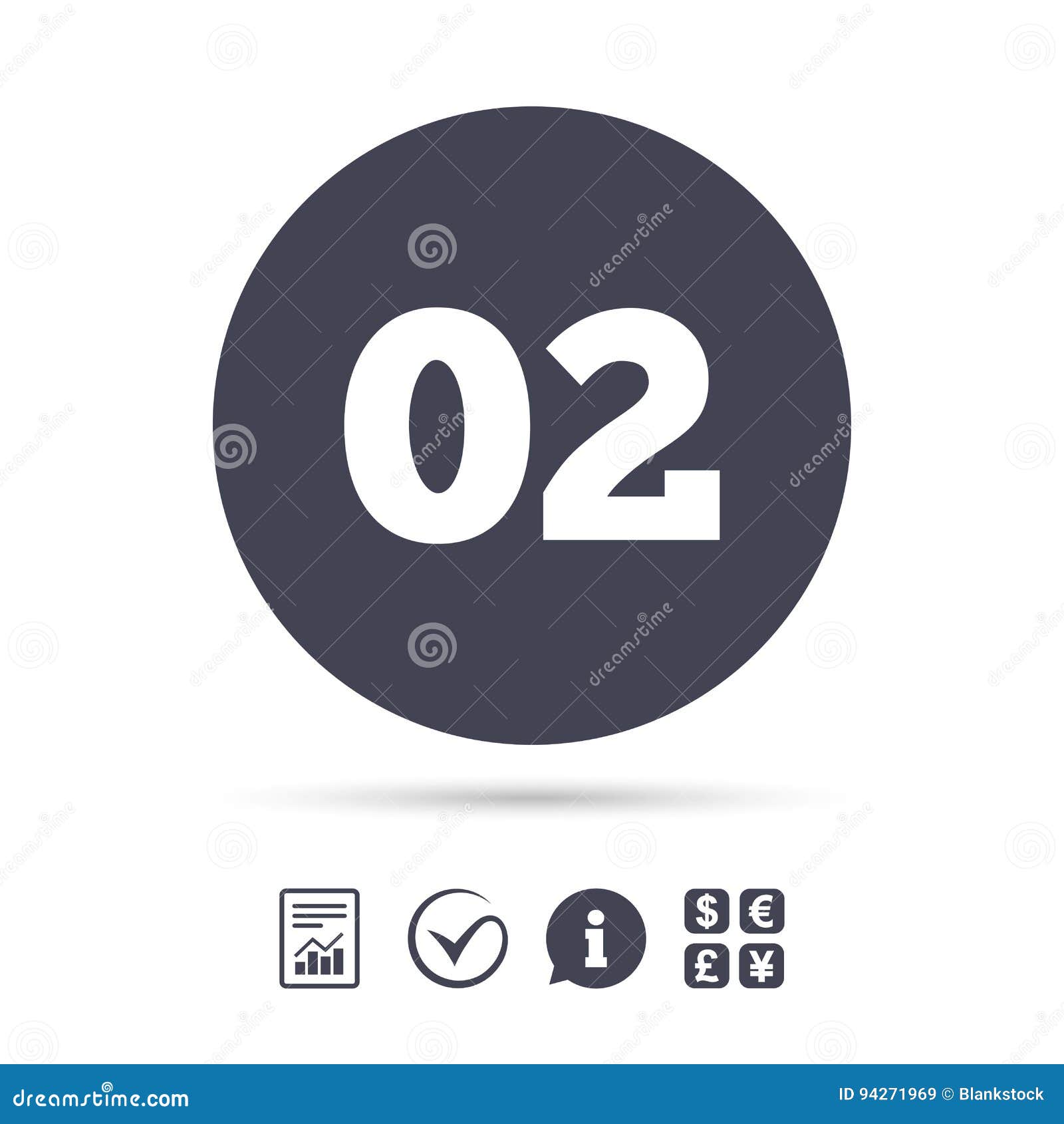 Second Step Sign. Loading Process Symbol Stock Vector - Illustration of ...