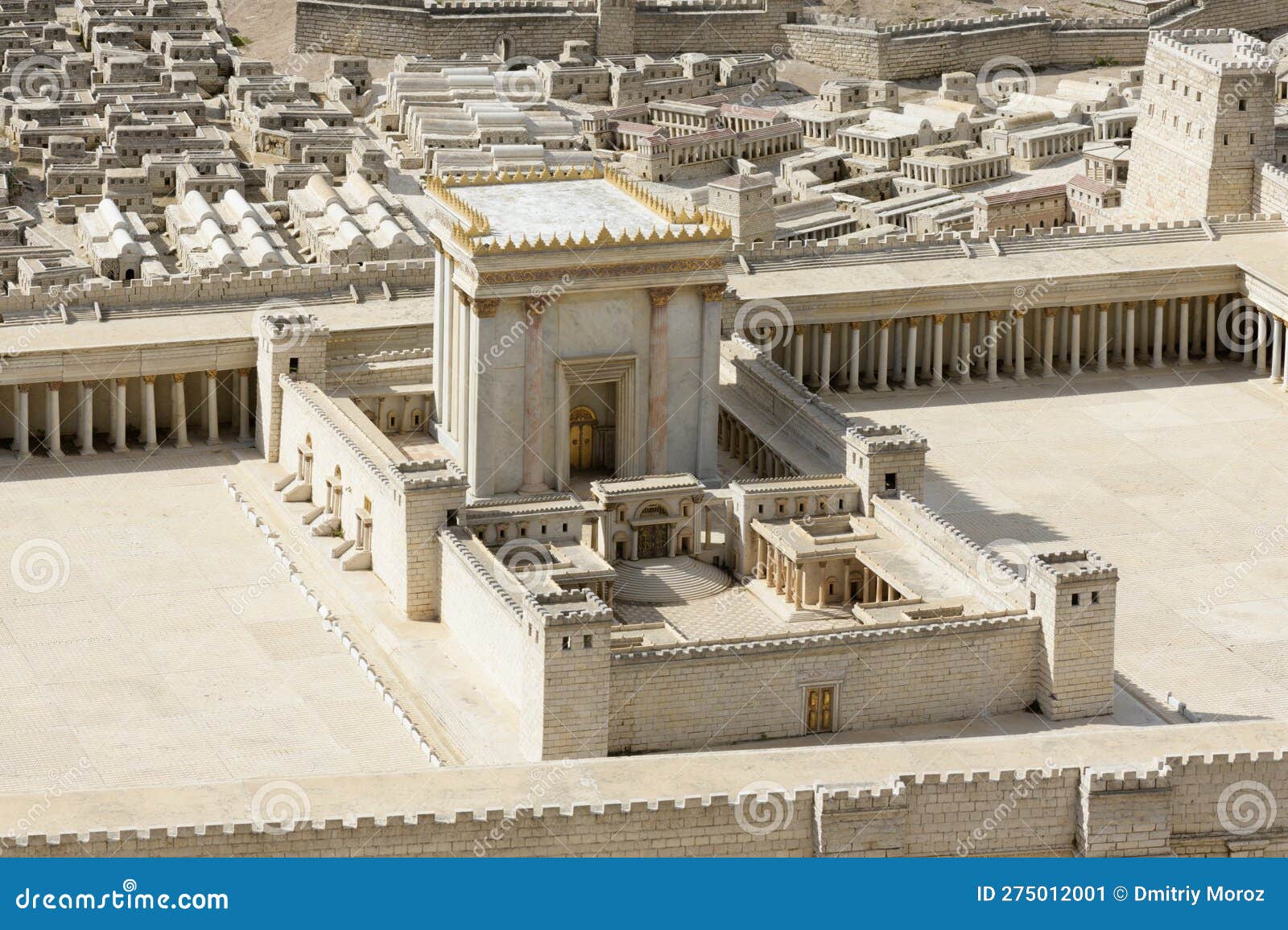 Second Temple - Model of the Ancient Jerusalem. Israel Museum Editorial ...