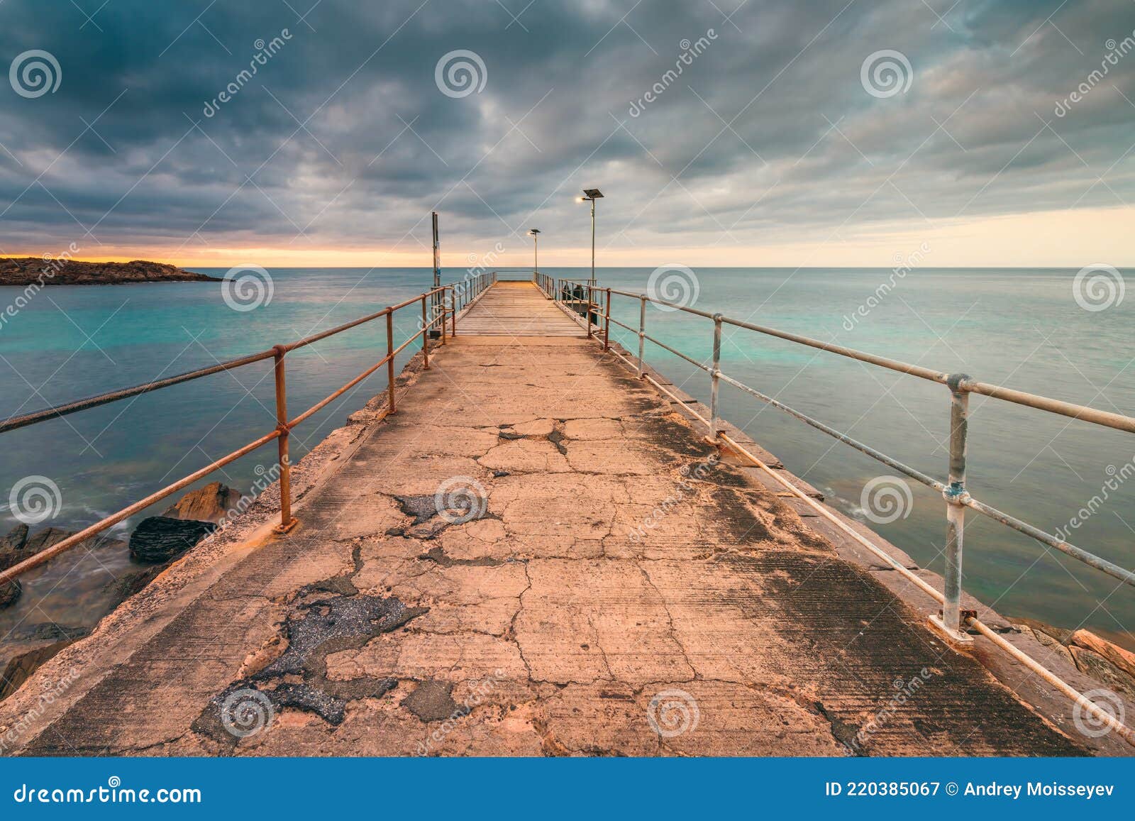 Second Valley Jetty at Dusk Stock Image - Image of park, coast: 220385067