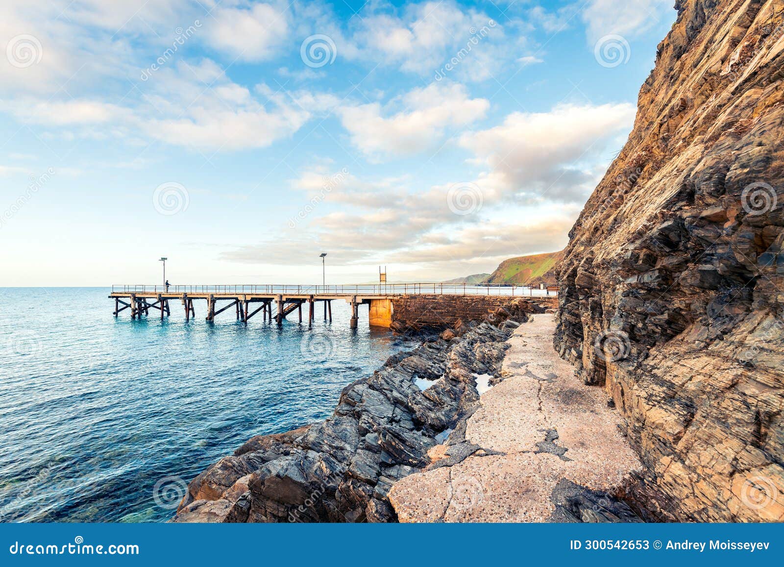 Second Valley Jetty at Sunset Stock Image - Image of australia ...