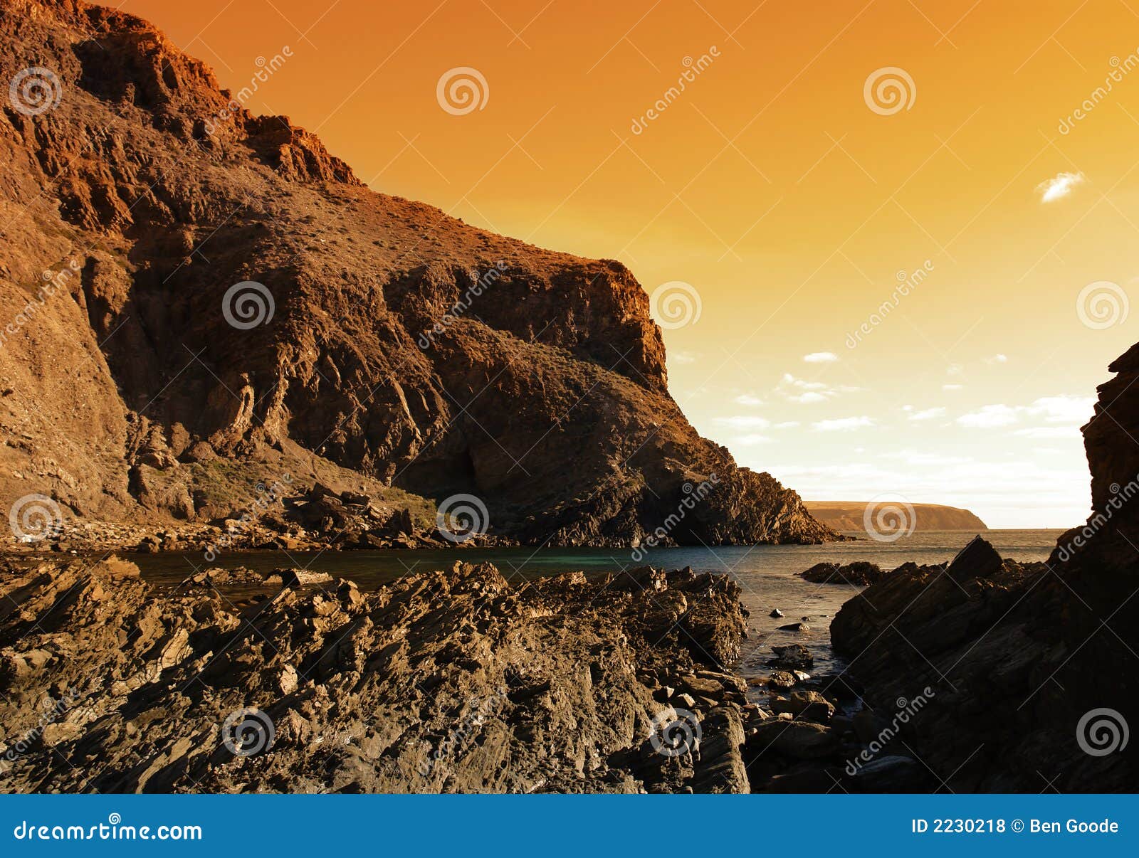 Second Valley Sunset stock photo. Image of summer, scenic - 2230218