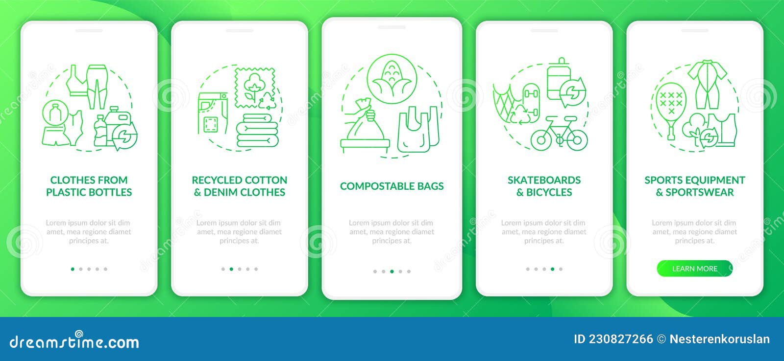 Upcycling Mobile Application Banner Set. Eco Tips For Reducing Waste ... Upcycling Mobile Application Banner Set. Eco Tips For Reducing Waste ...