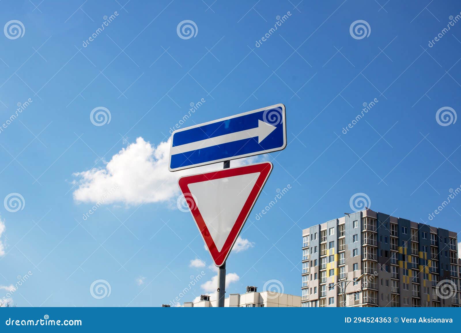 Secondary Road Road Sign and Arrows Closeup Stock Image - Image of ...