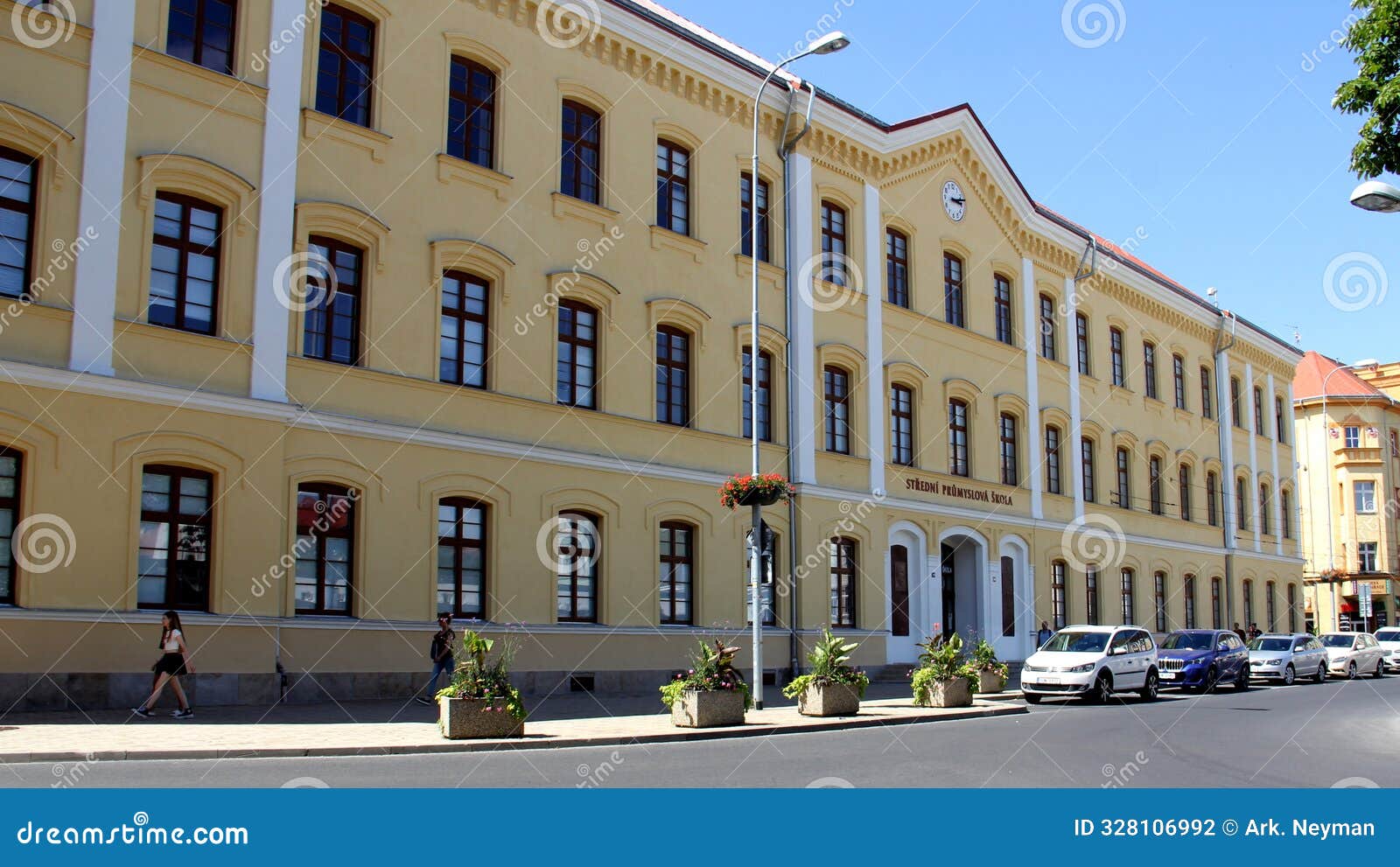 Secondary Technical School, Classical Building on Benes Square, Teplice ...