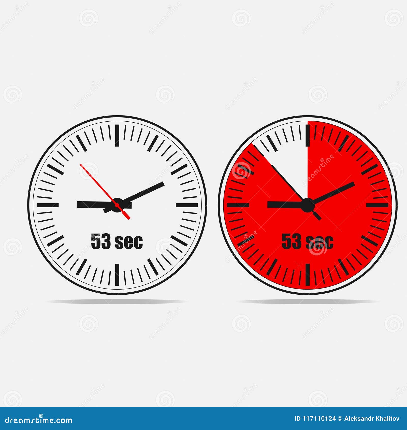 Fifty Six Seconds Stopwatch Icon, Timer Symbol, 56 Sec Waiting Time ...