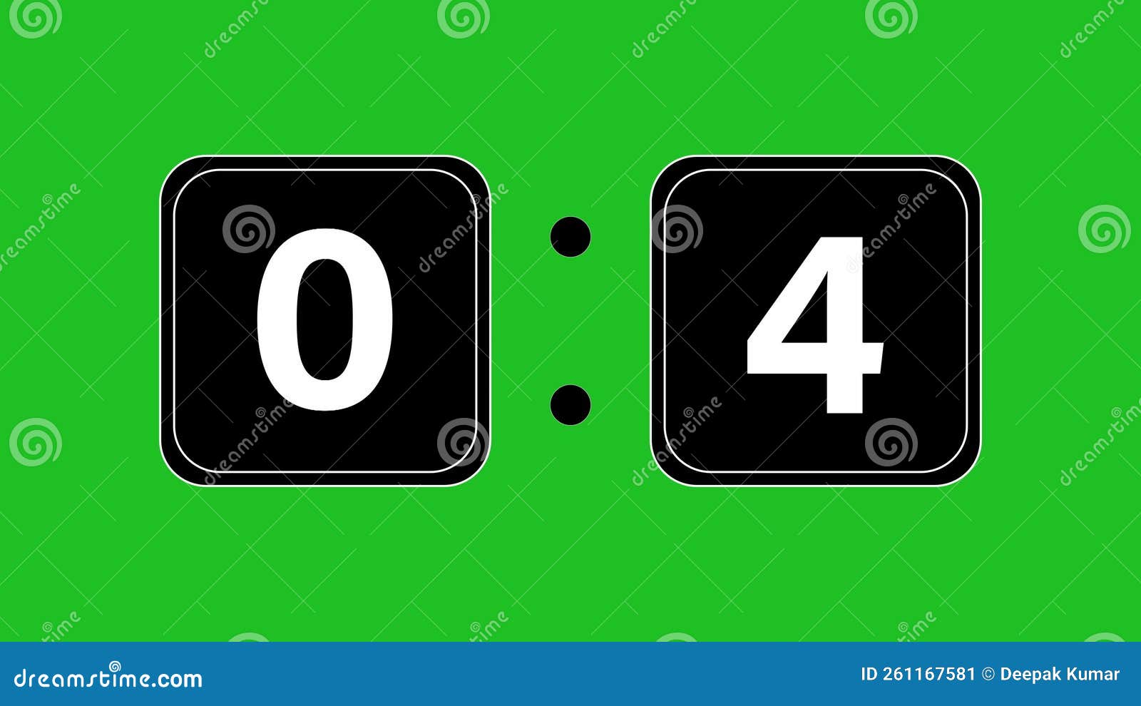 10 Seconds Countdown on Green Screen Background Stock Video - Video of ...