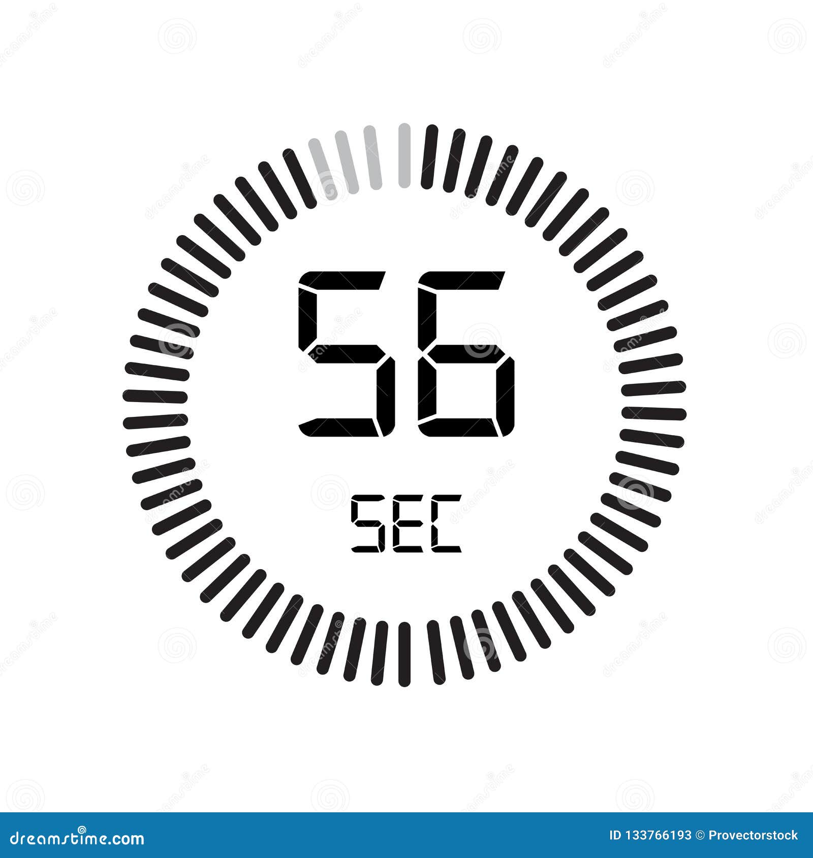 The 56 Seconds Icon, Digital Timer. Clock and Watch, Timer, Countdown ... The 56 Seconds Icon, Digital Timer. Clock and Watch, Timer, Countdown ...