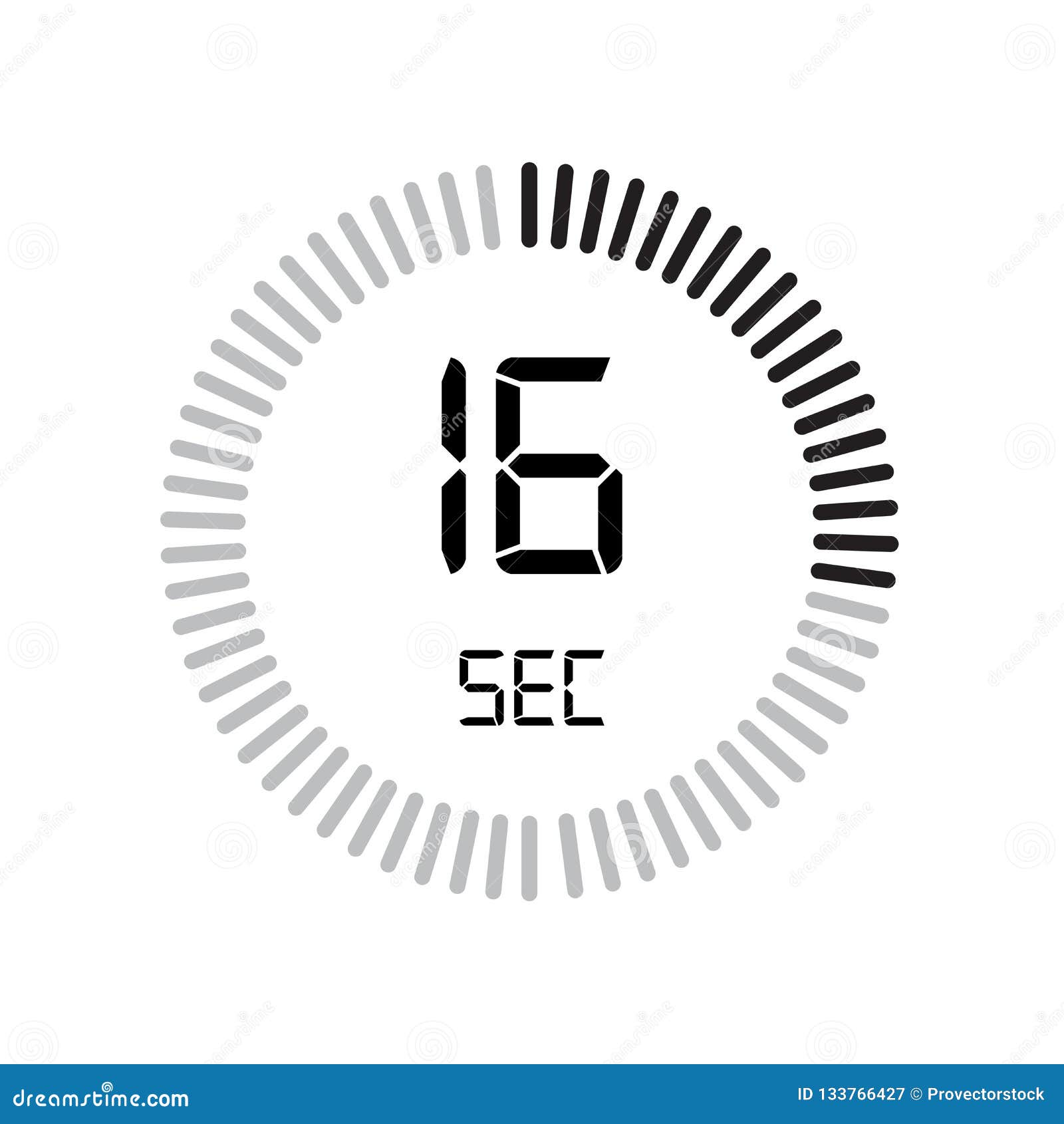 The 16 Seconds Icon, Digital Timer. Clock and Watch, Timer, Countdown ... The 16 Seconds Icon, Digital Timer. Clock and Watch, Timer, Countdown ...