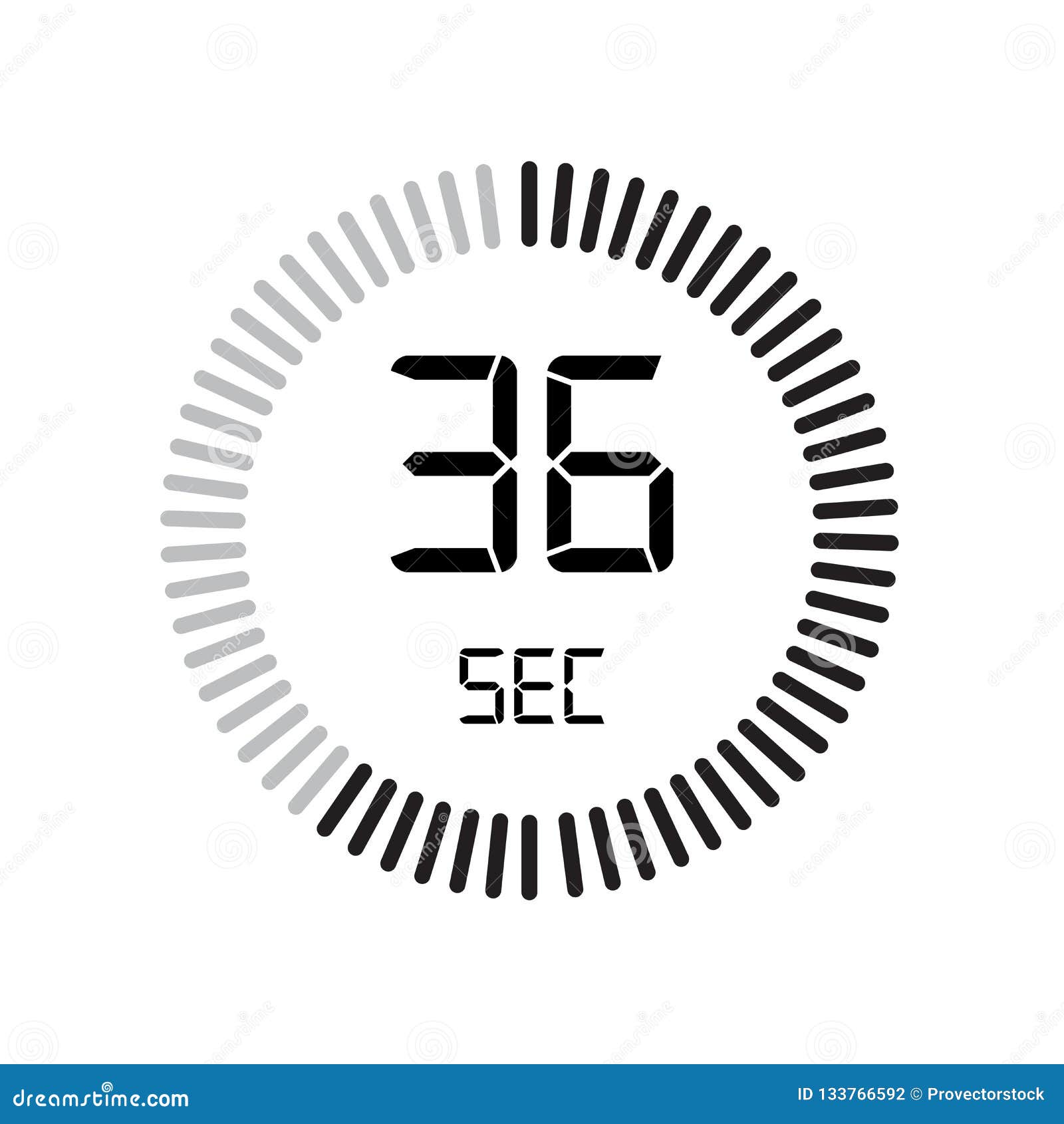 The 36 Seconds Icon, Digital Timer. Clock and Watch, Timer, Countdown ... The 36 Seconds Icon, Digital Timer. Clock and Watch, Timer, Countdown ...