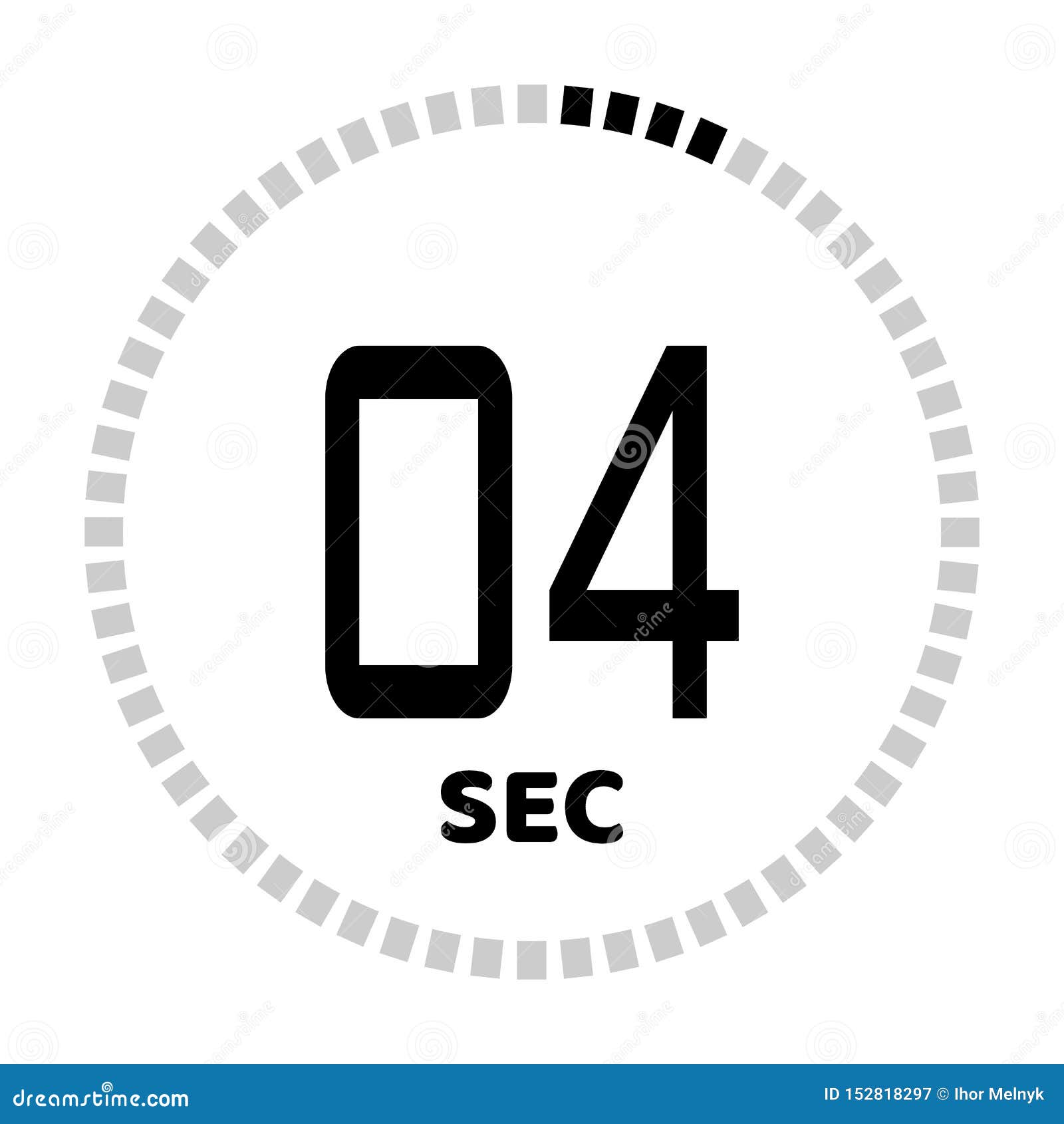 The Seconds, Stopwatch Icon Stock Vector - Illustration of badge ...