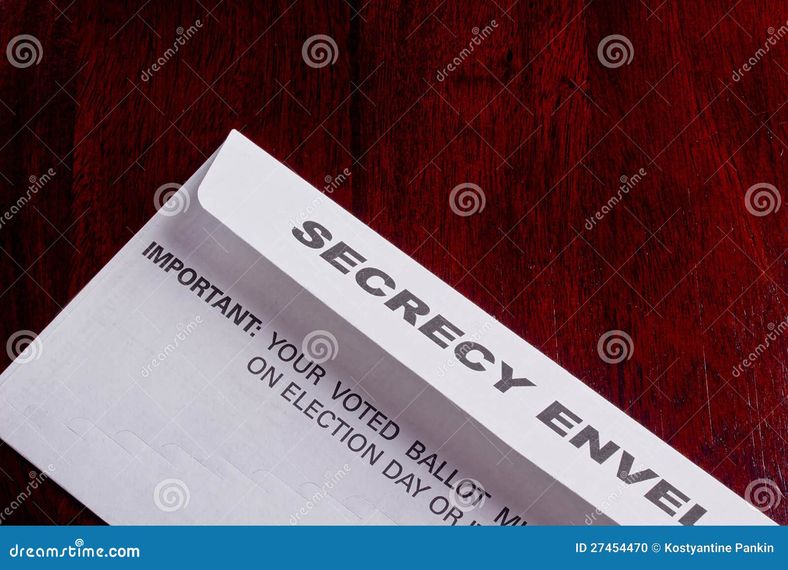 Secrecy envelope stock photo. Image of envelope, ballot - 27454470