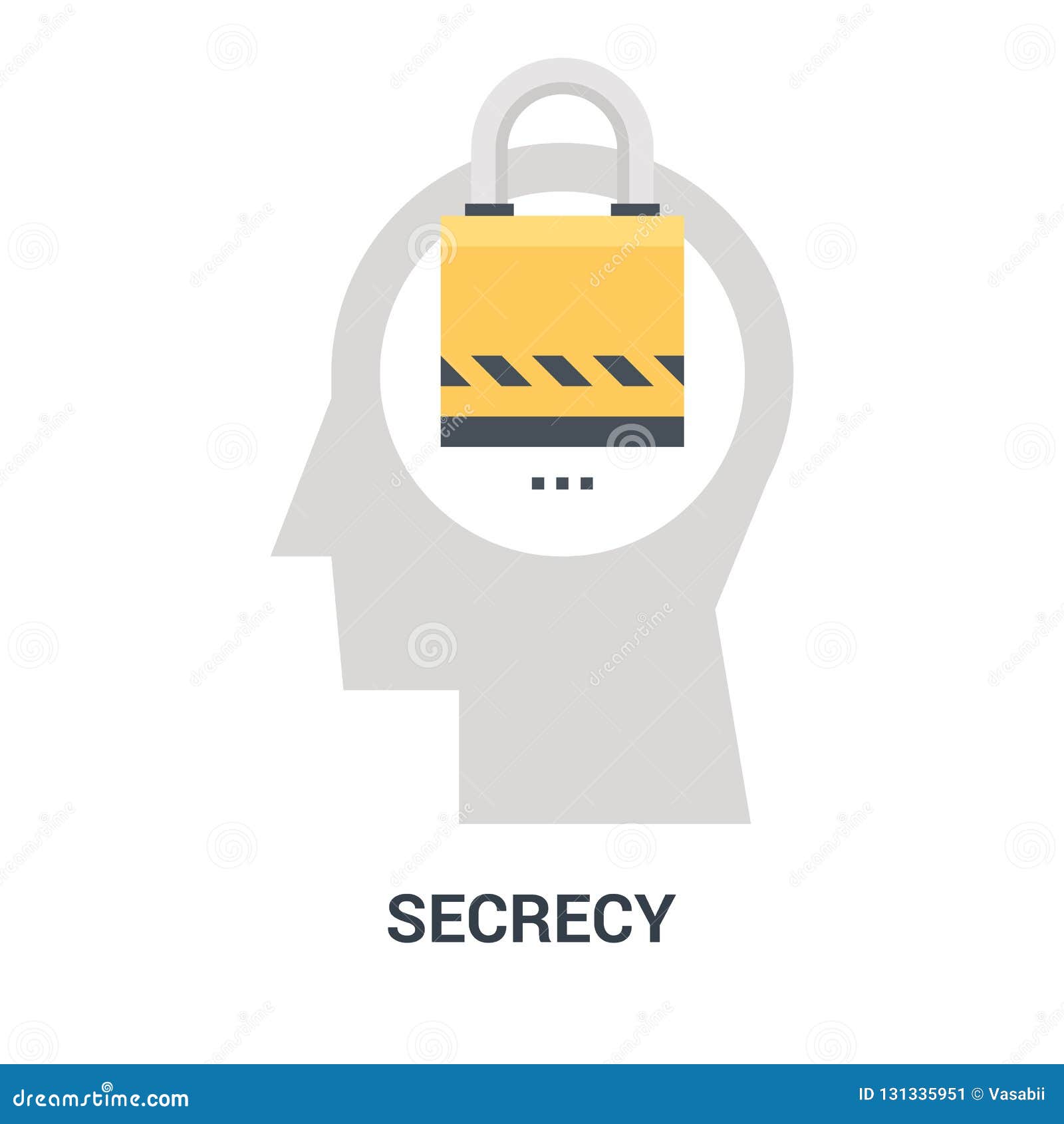 Secrecy Icon Recursive Mosaic Vector Illustration | CartoonDealer.com ...