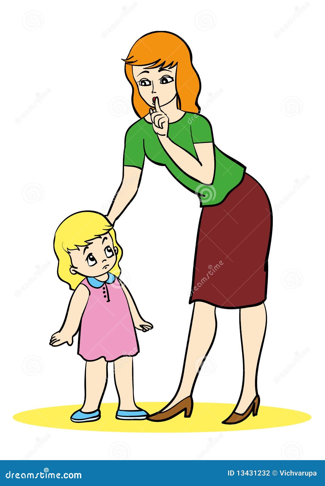 Secret stock vector. Illustration of artwork, child, depiction - 13431232