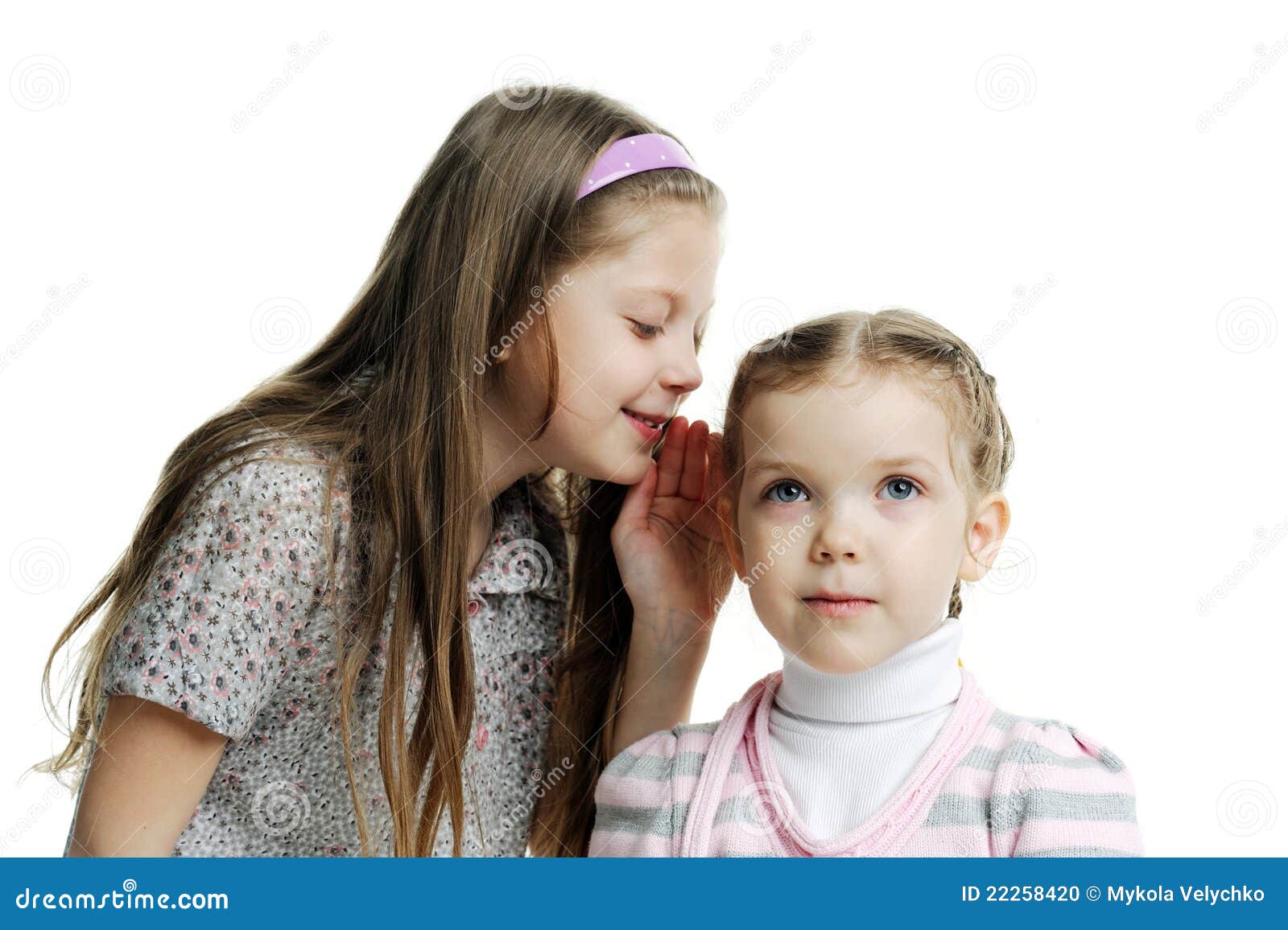 Secret stock photo. Image of children, female, young - 22258420
