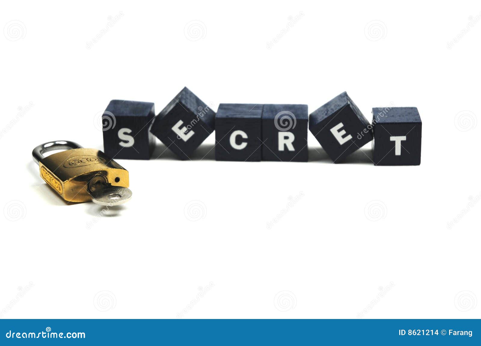 Secret stock photo. Image of word, white, locked, concept - 8621214