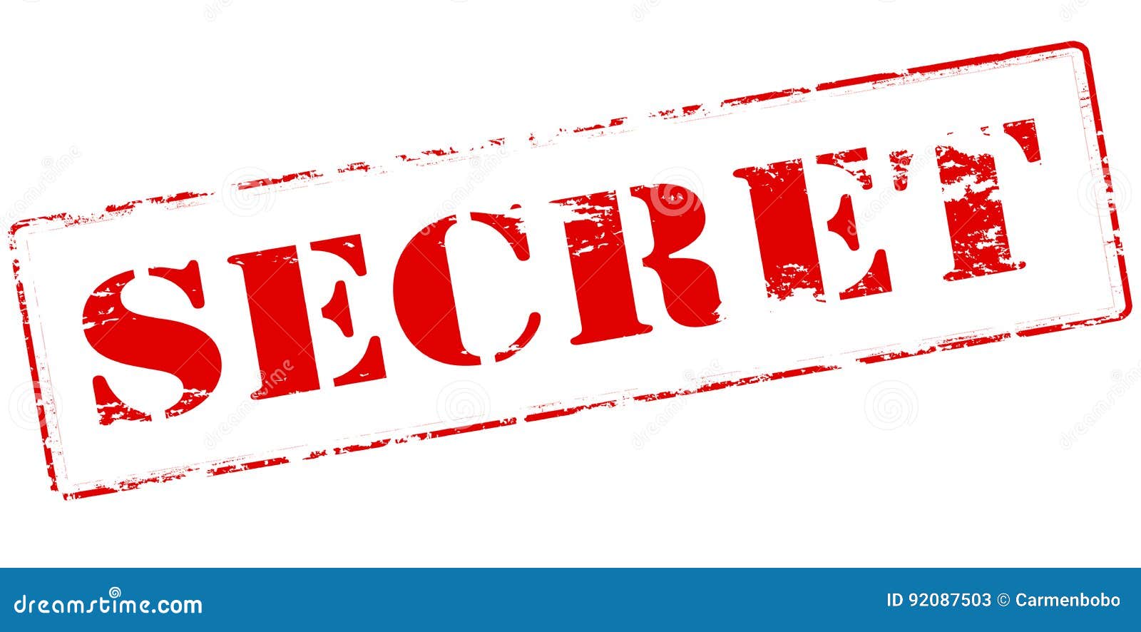 Secret illustration stock. Illustration du caoutchouc - 92087503