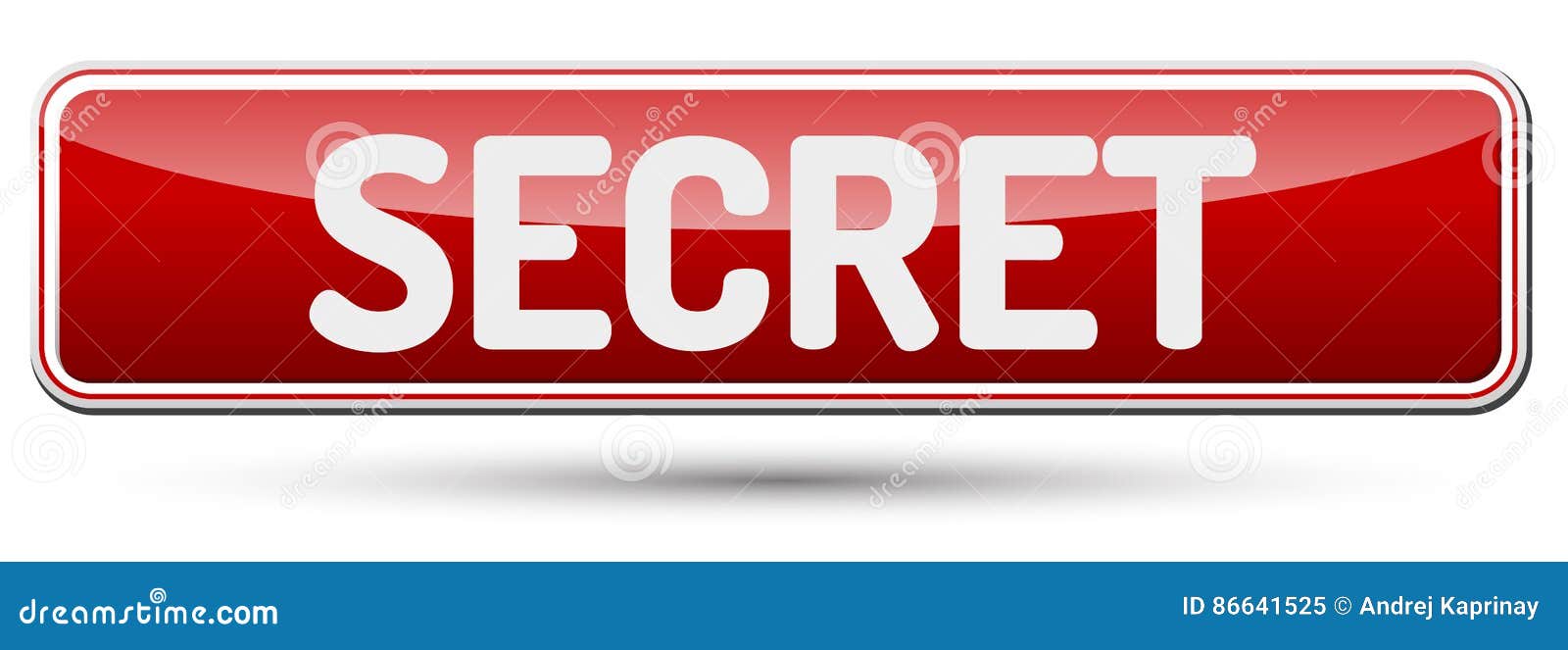SECRET - Abstract Beautiful Button with Text. Stock Vector ...