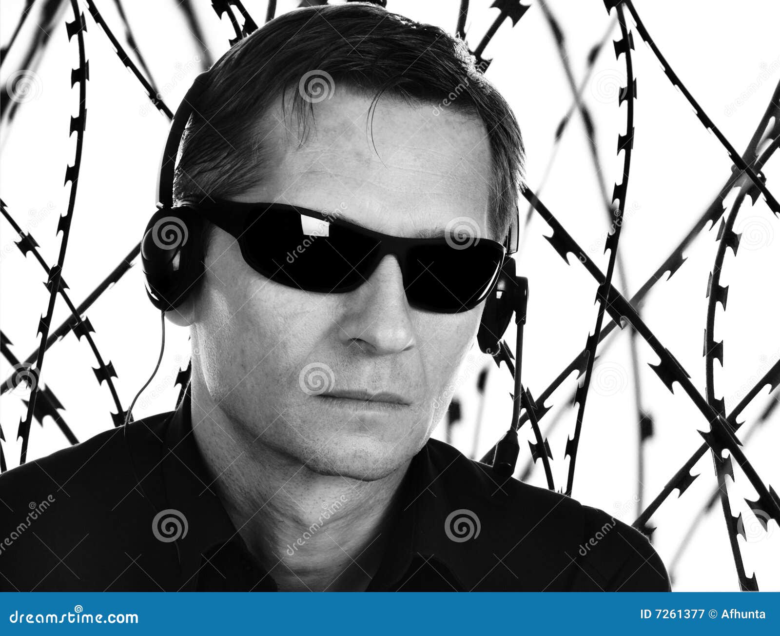 The secret agent stock image. Image of glasses, microphone - 7261377