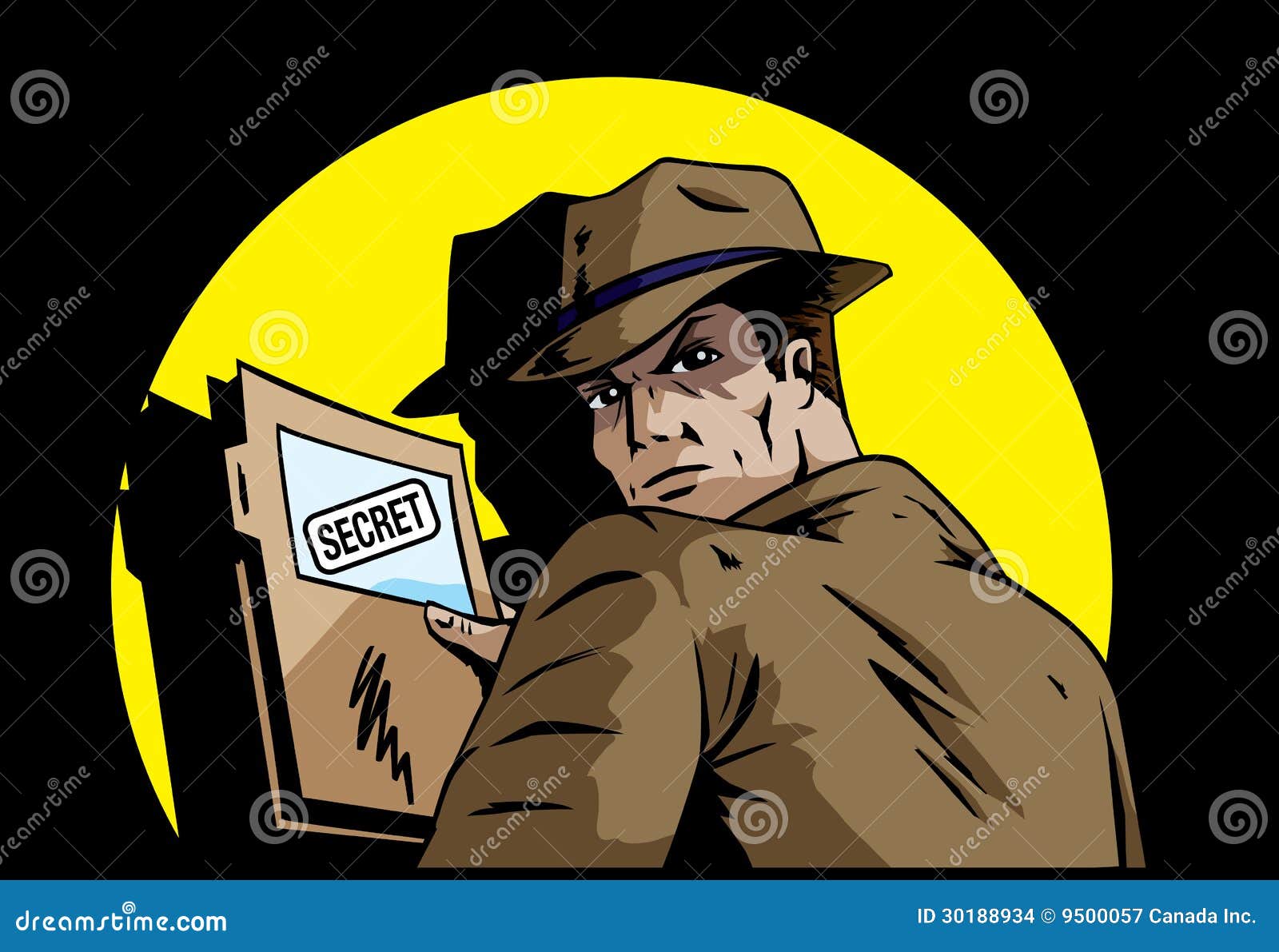 Plans Secret Confidential Envelope Covert Operations Royalty-Free Stock ...