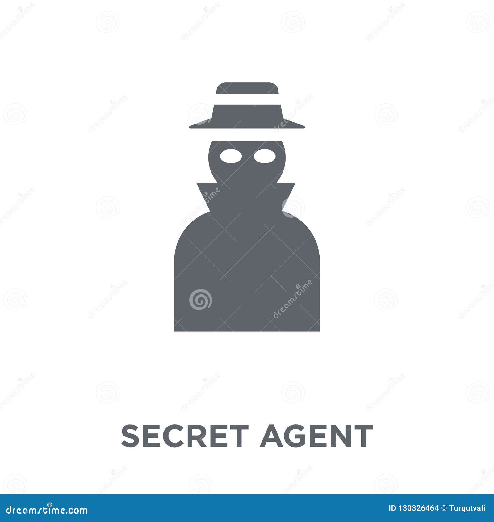 Secret Agent Icon from Army Collection. Stock Vector - Illustration of ...