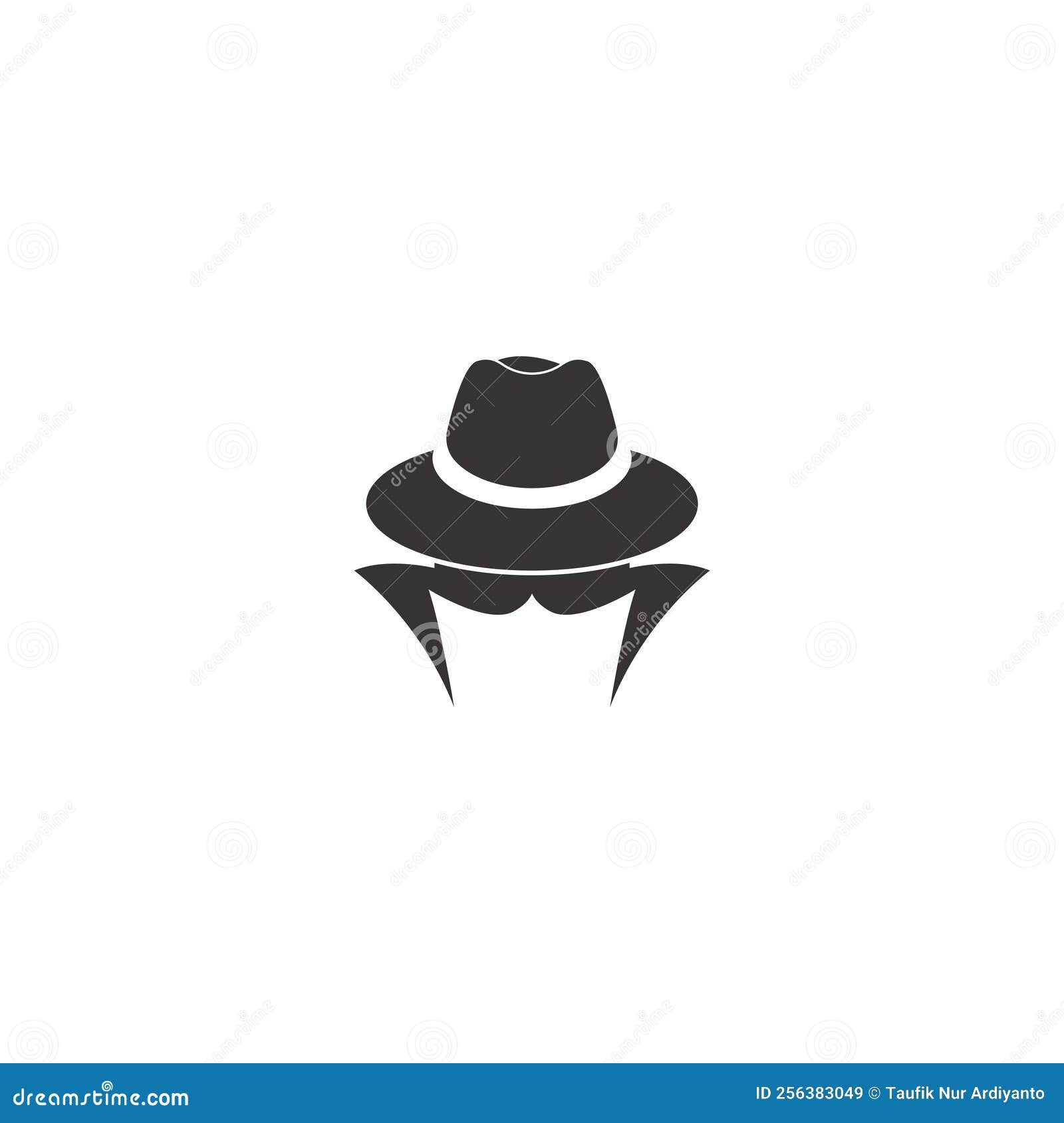 Secret Agent Icon Logo Design Stock Illustration - Illustration of ...