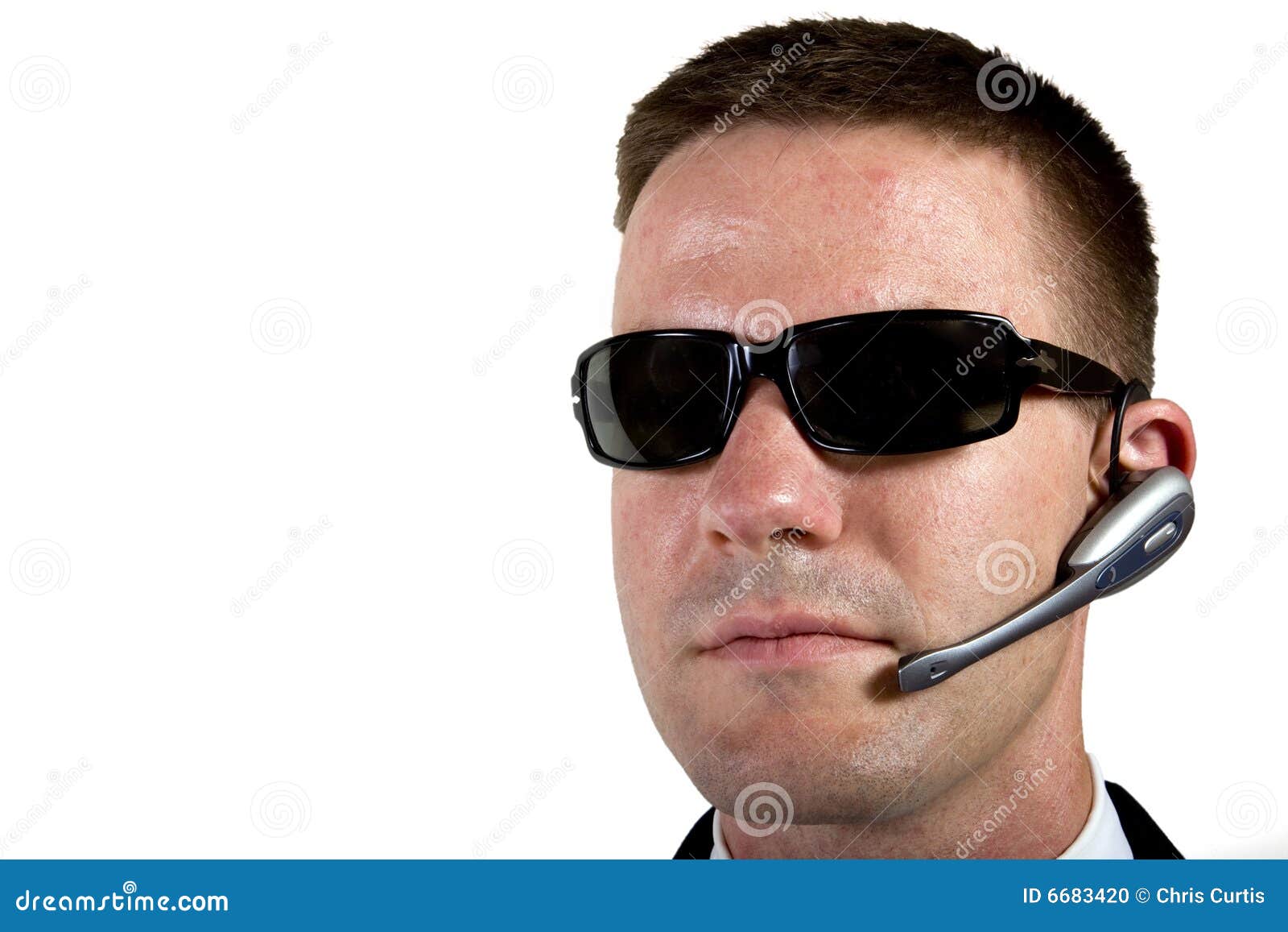 Secret Agent Listening stock photo. Image of glasses, male - 6683420