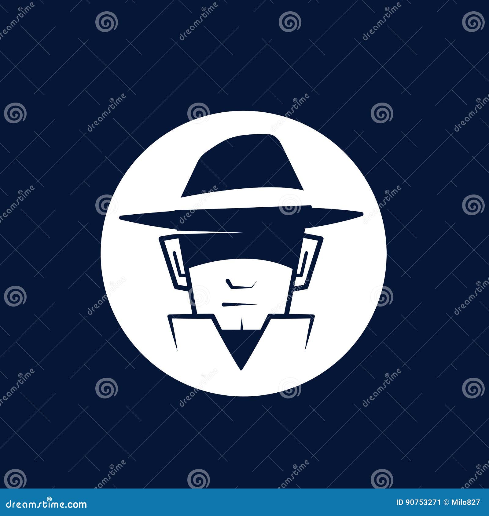 Secret Agent stock vector. Illustration of thief, vector - 90753271