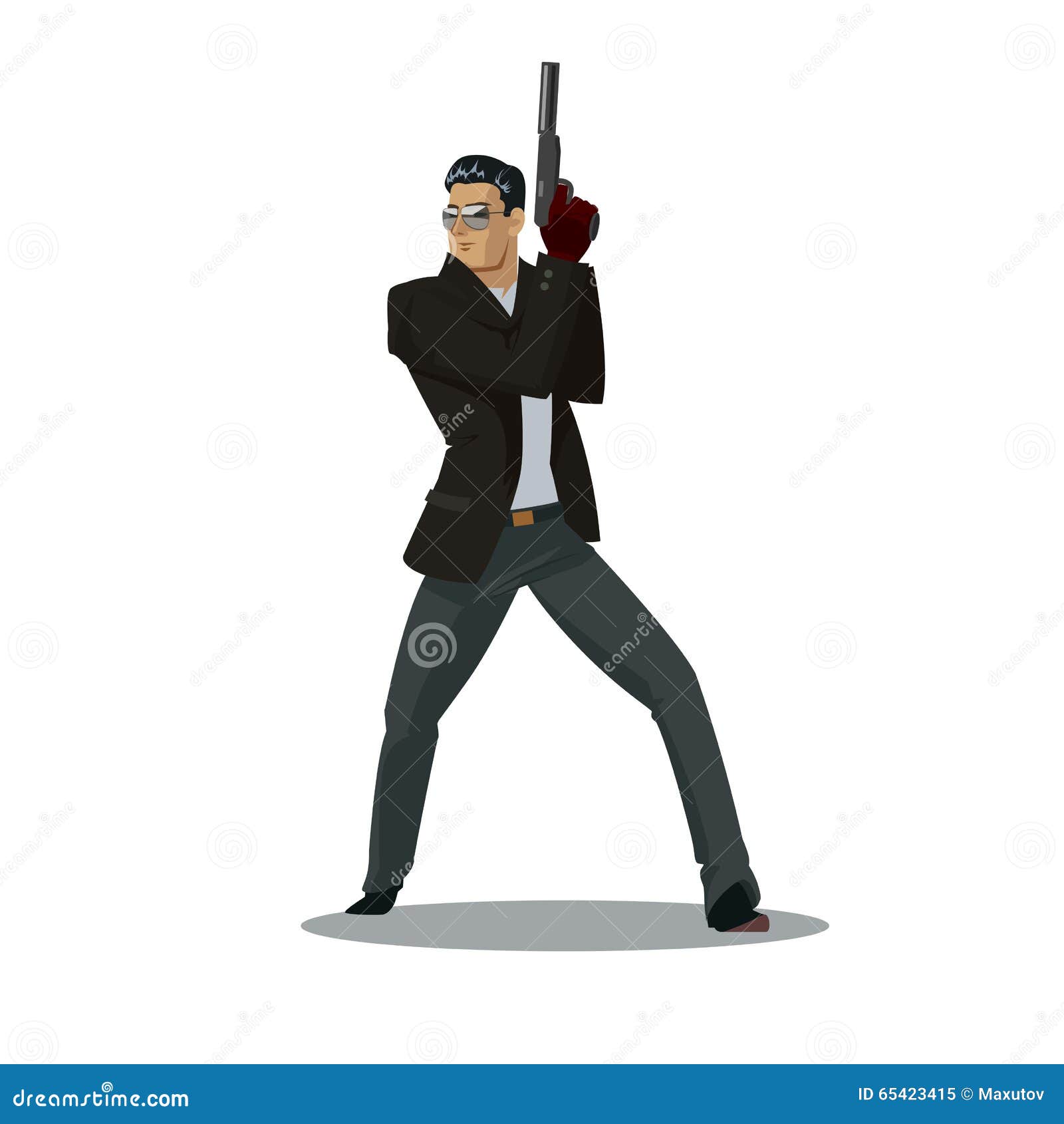 Secret agent stock illustration. Illustration of illustrations - 65423415