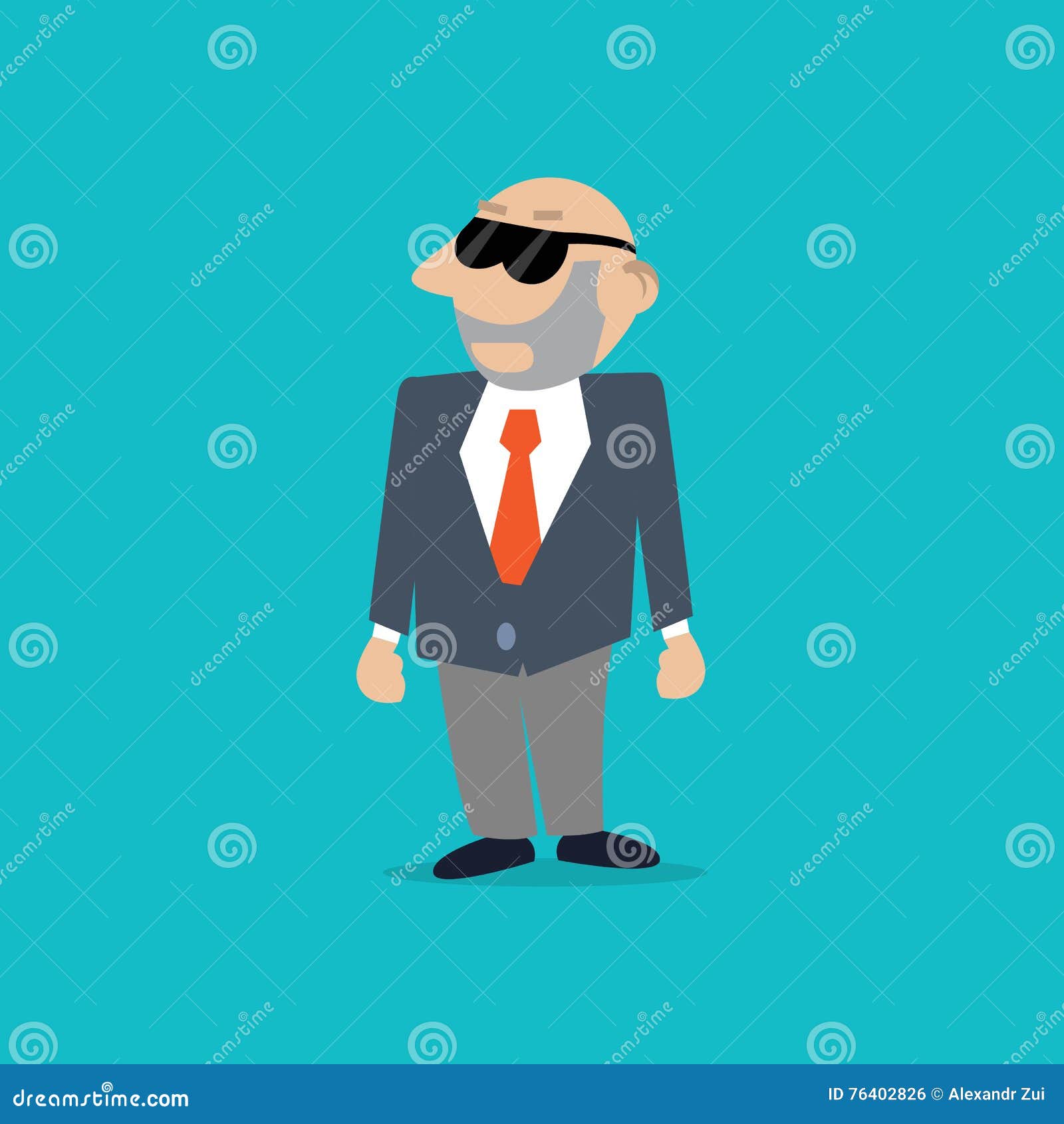 Secret agent spy stock vector. Illustration of caucasian - 76402826