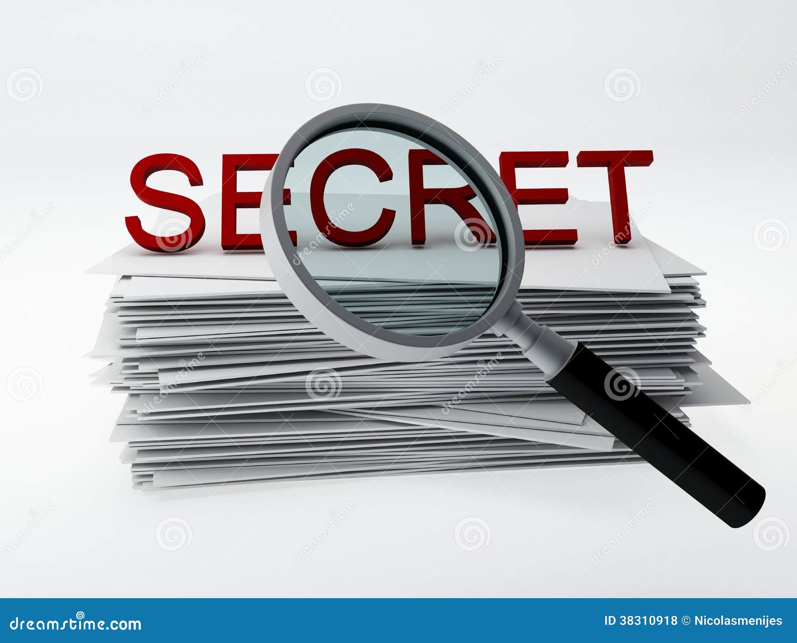 Secret archive stock illustration. Illustration of folder - 38310918