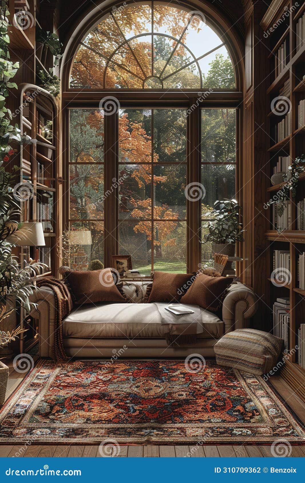 Secret Attic Reading Room Hidden Behind a Bookcase3D Render Stock ...