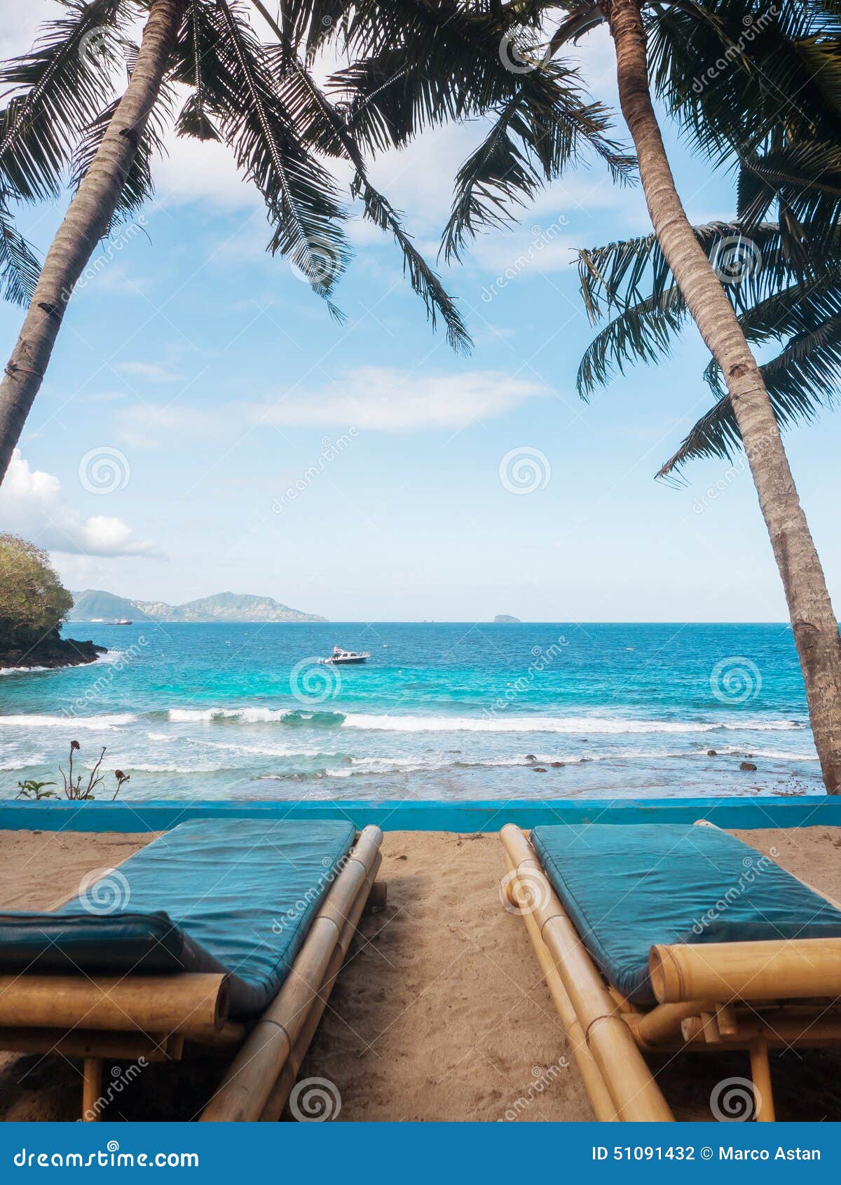 Secret Beach stock photo. Image of nature, landscape - 51091432