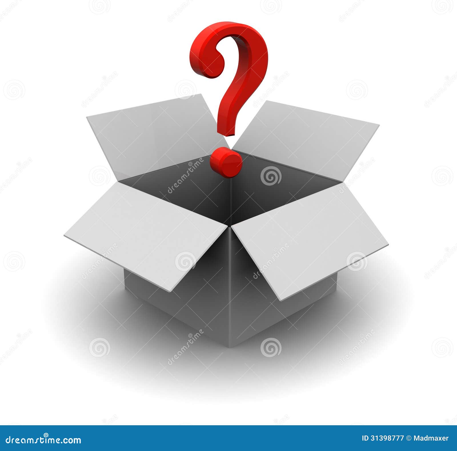 Secret box stock illustration. Illustration of cardboard - 31398777