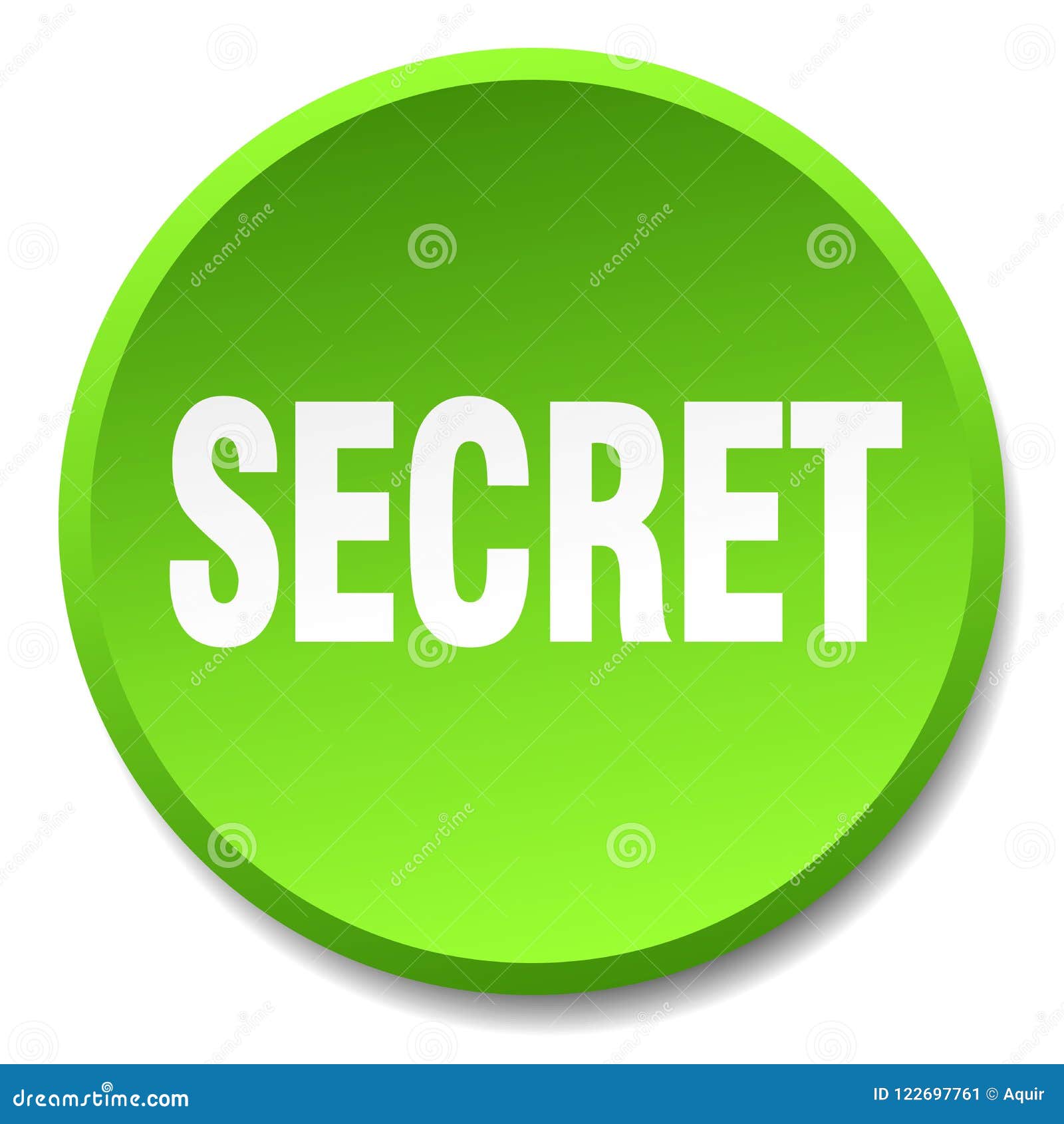 Secret button stock vector. Illustration of note, vector - 122697761