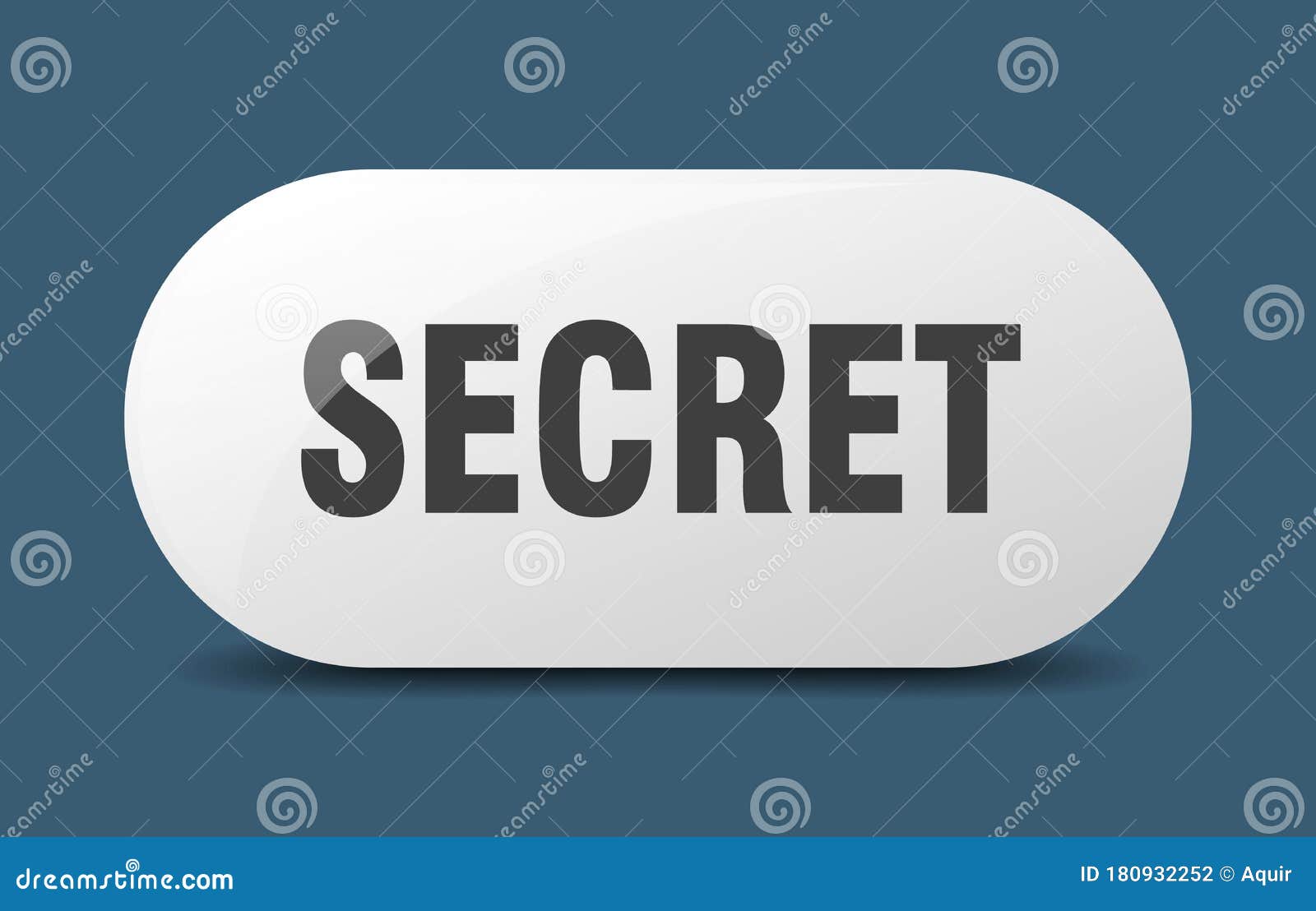 Secret Button. Secret Sign. Key. Push Button Stock Vector ...